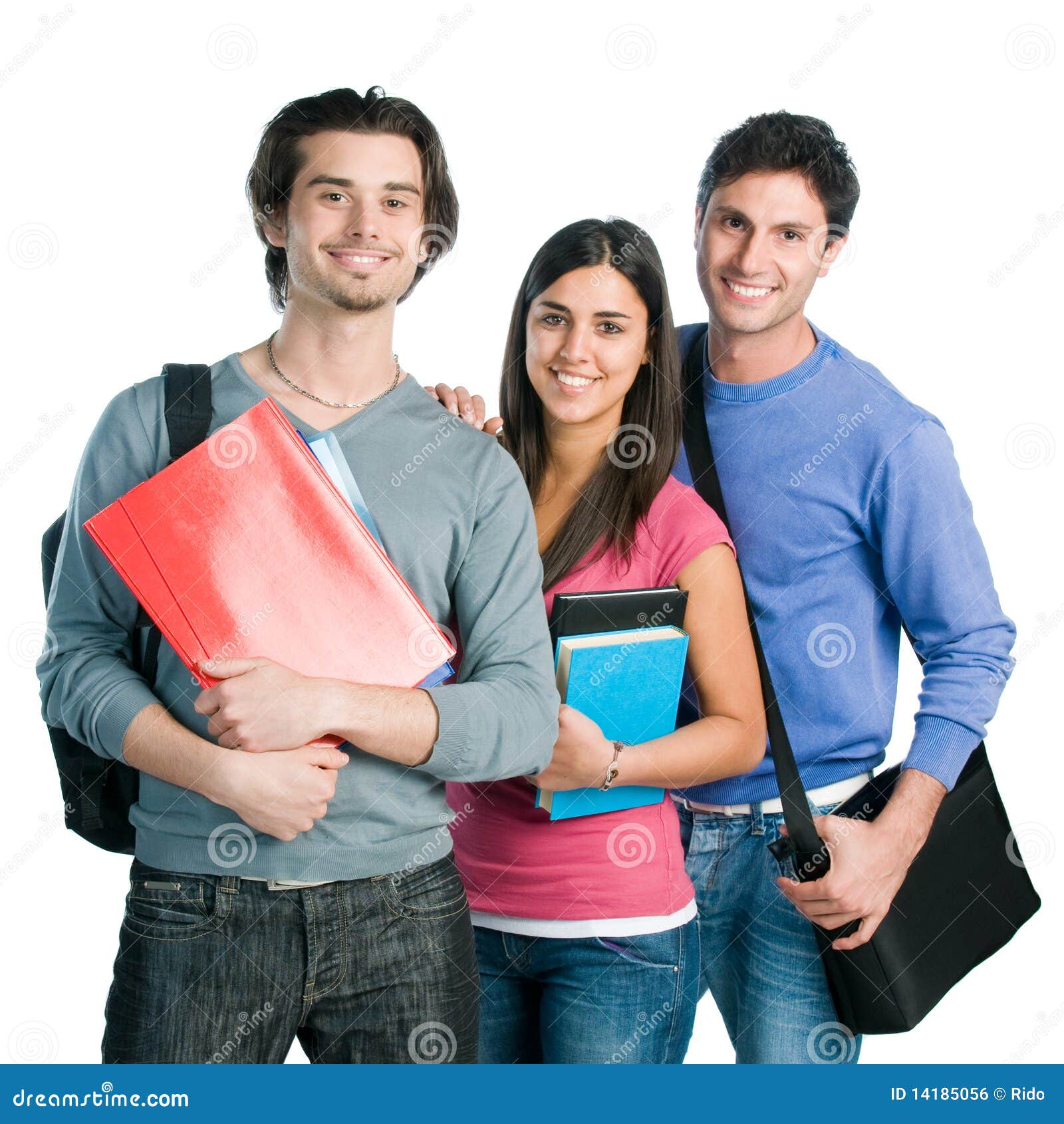 Happy Smiling Students Group Stock Photo - Image of cheerful, positive ...