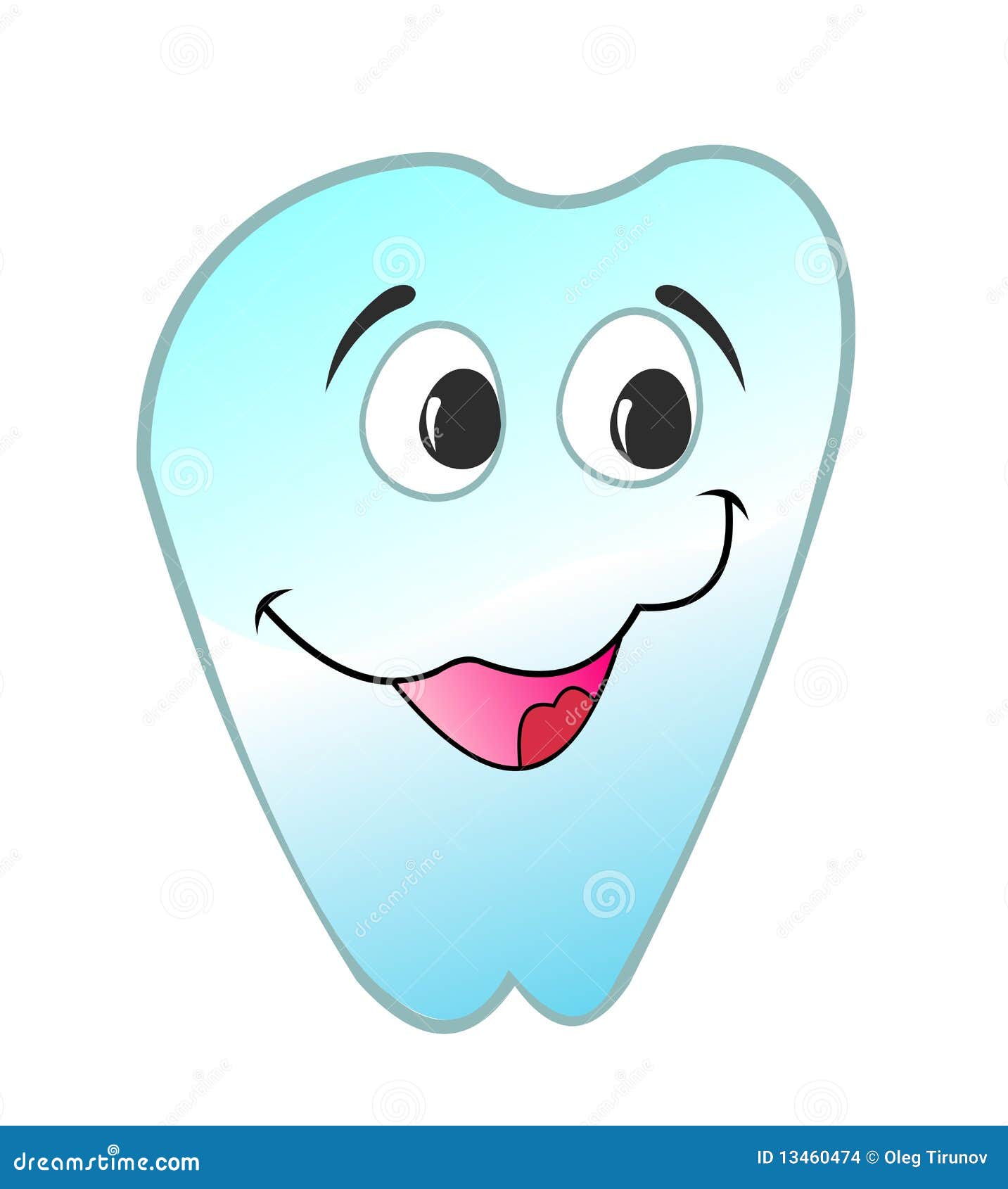 Happy Smiling Tooth Stock Images - Image: 13460474