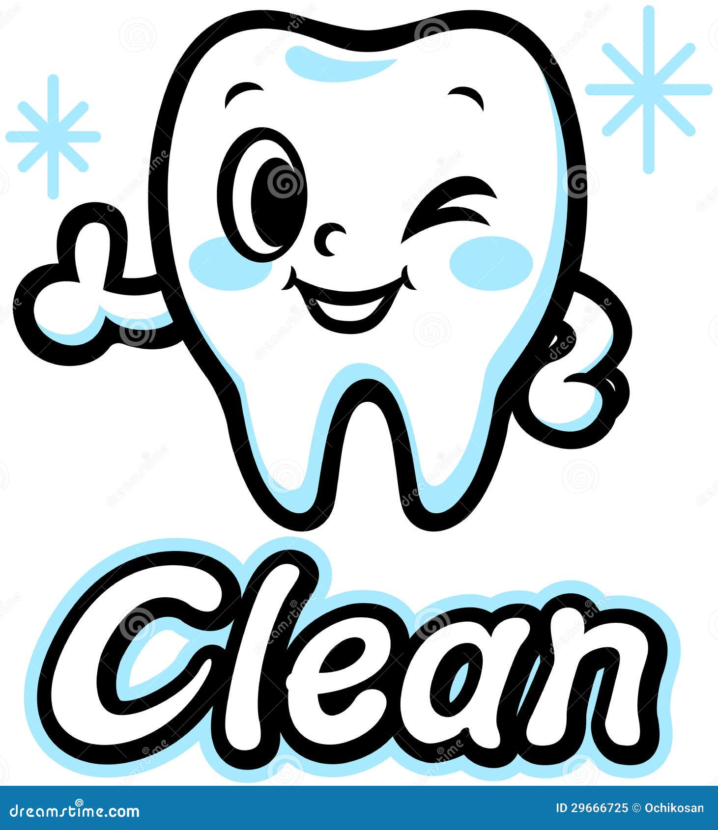 Happy Smiling Tooth (Clean) Stock Vector - Illustration of smile, good ...