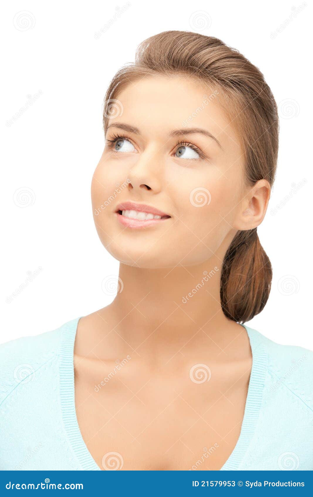 Happy and smiling woman stock image. Image of attractive - 21579953