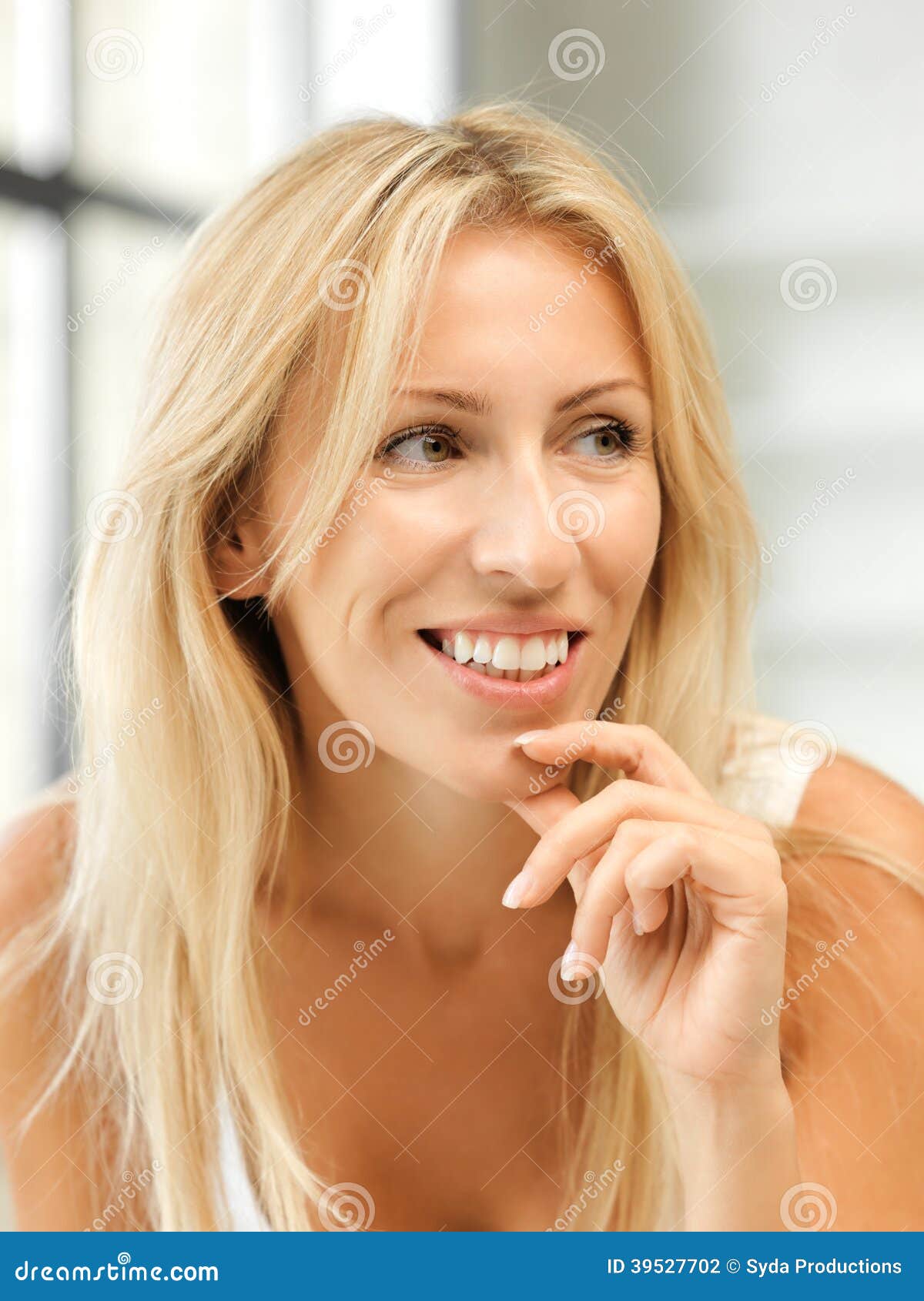 Happy and smiling woman stock photo. Image of healthy - 39527702