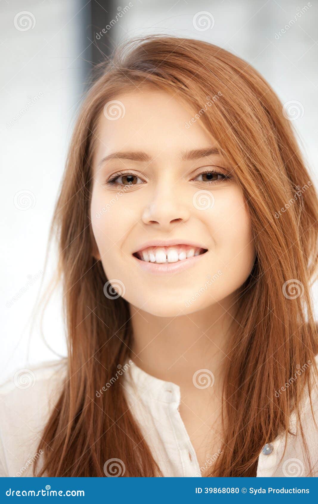 Happy and smiling woman stock photo. Image of happiness - 39868080