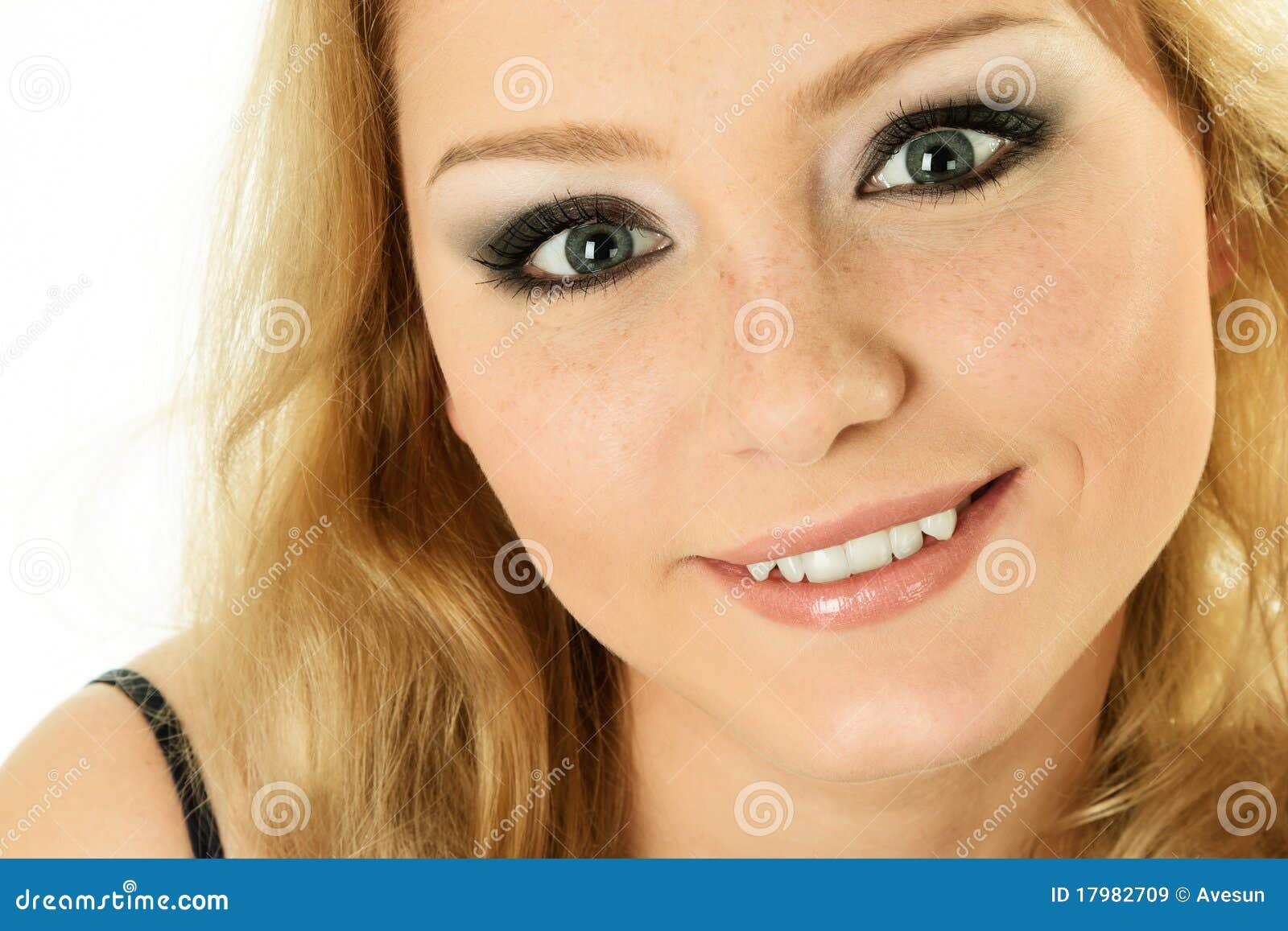 Happy smiling woman face stock image. Image of close - 17982709