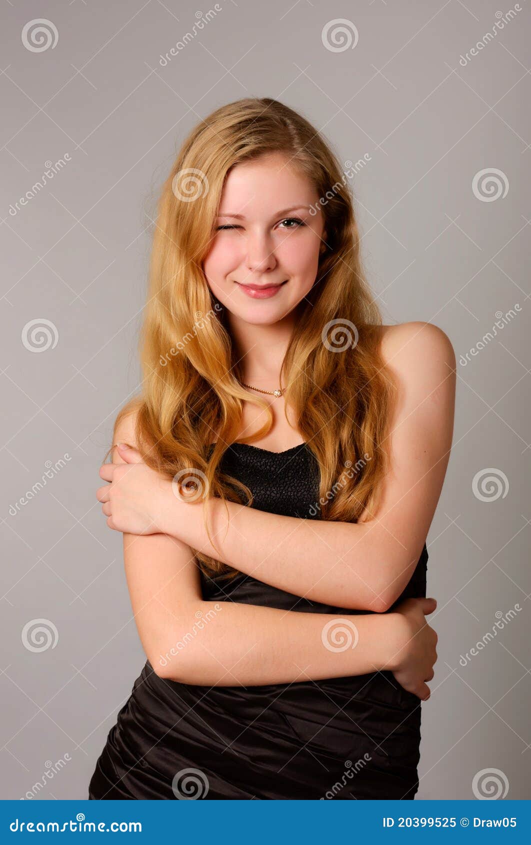 Happy Smiling Young Girl in Black Dress Stock Image - Image of elegant ... Happy Smiling Young Girl in Black Dress Stock Image - Image of elegant ...