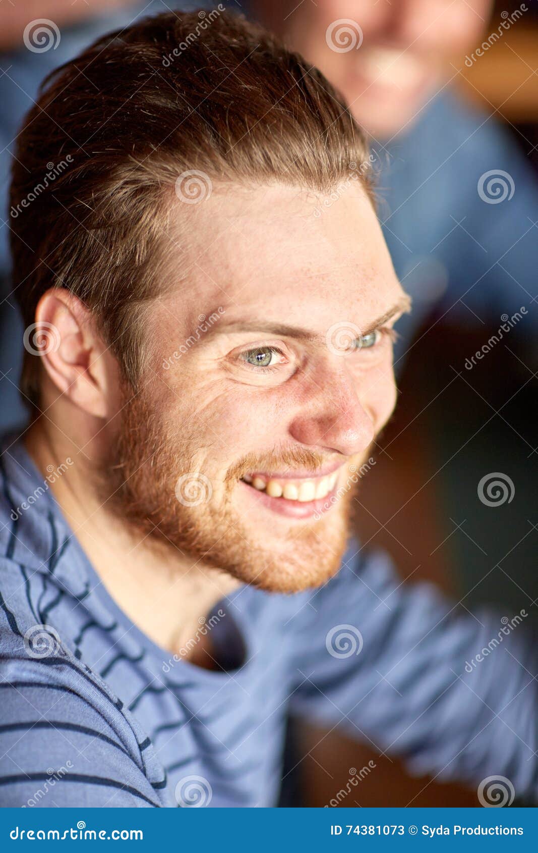 Happy Smiling Young Man Face Stock Image - Image of cheerful, teen ...