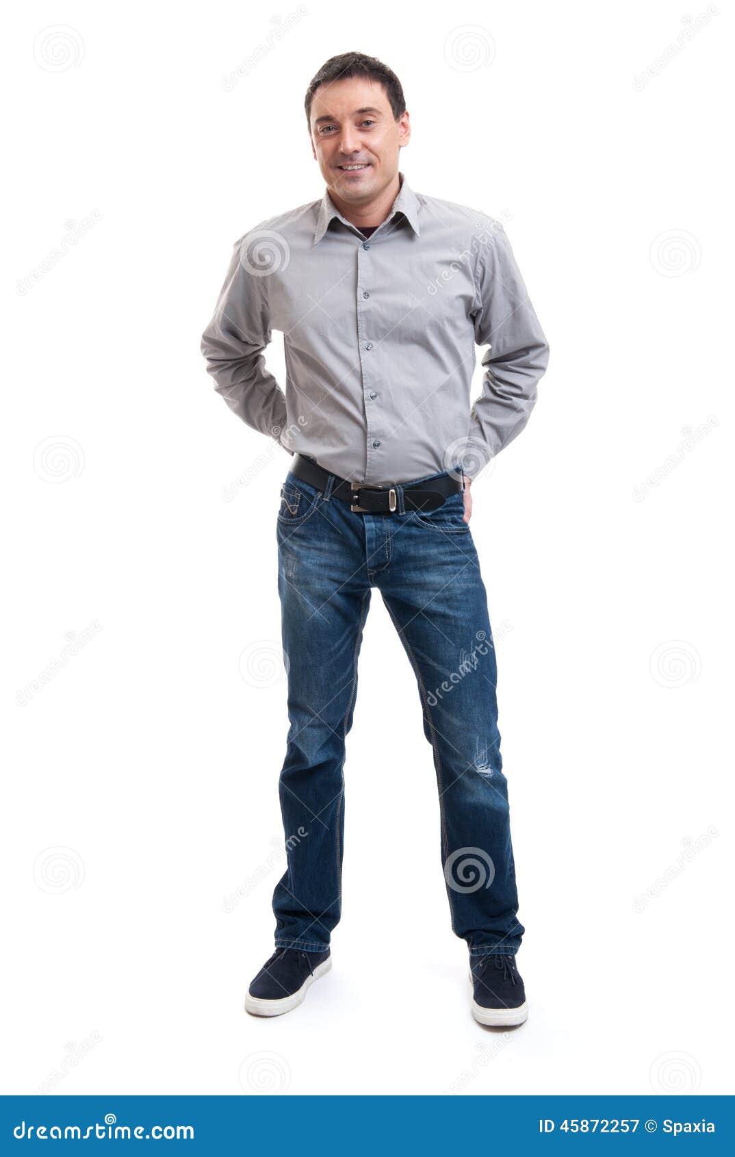 Happy Smiling Young Man Standing Full Length Stock Image - Image of ... Happy Smiling Young Man Standing Full Length Stock Image - Image of ...