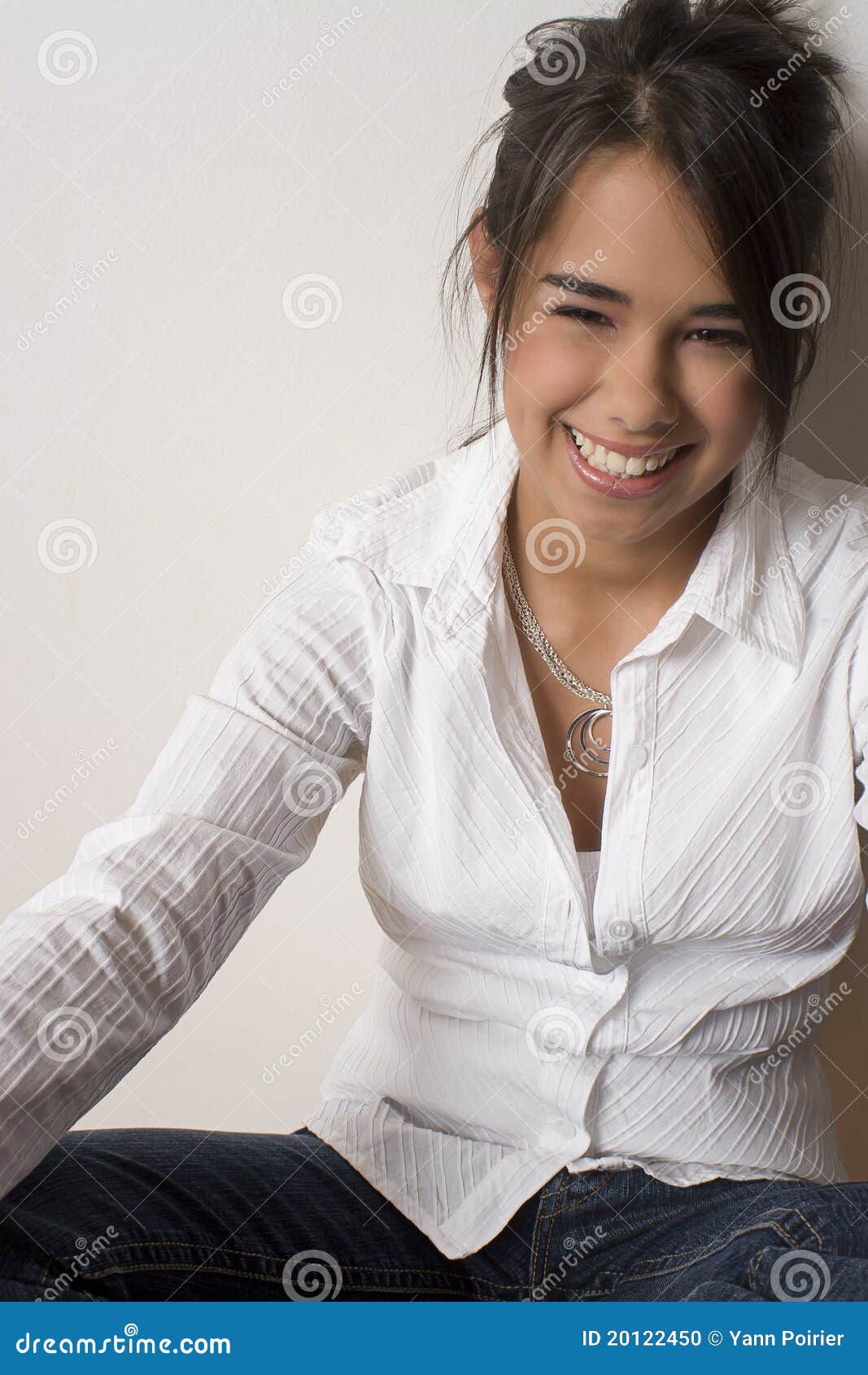 Happy smilling girl stock photo. Image of young, youth - 20122450