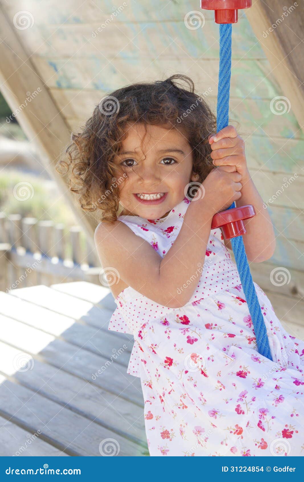 Happy smling child playing stock photo. Image of park - 31224854