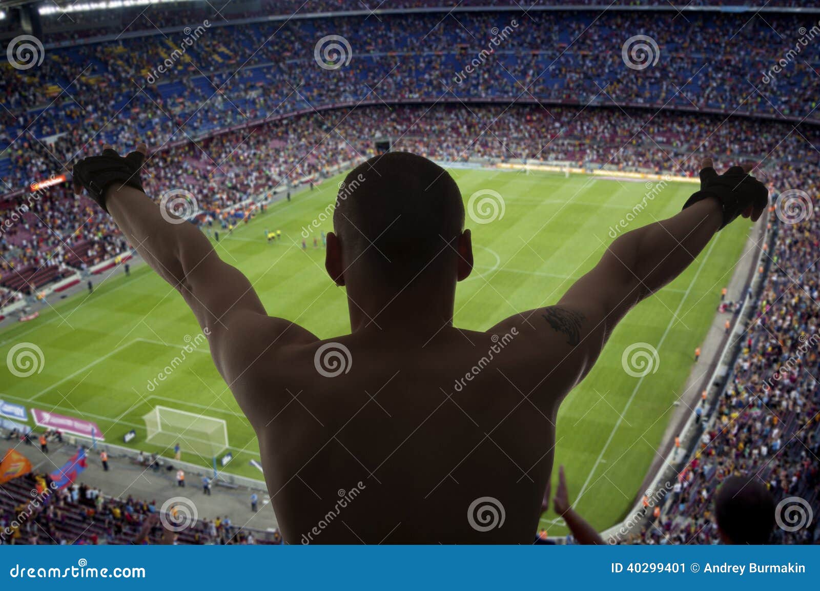Happy soccer fans stock image. Image of club, city, game - 40299401