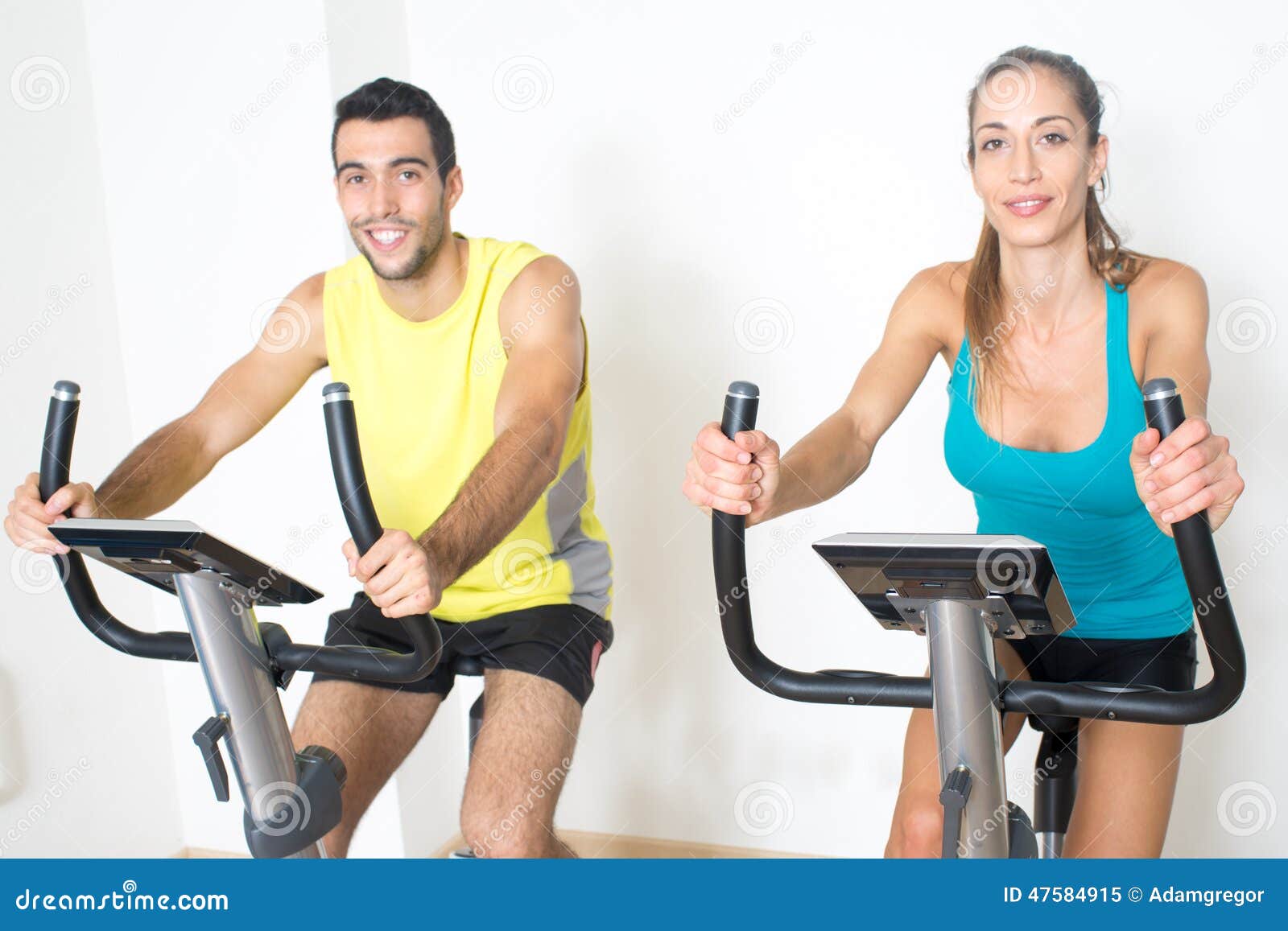 Happy spinning exercise stock image. Image of healthcare - 47584915