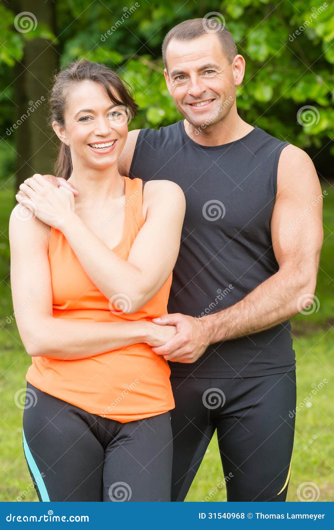 Happy sport couple stock photo. Image of happy, adult - 31540968