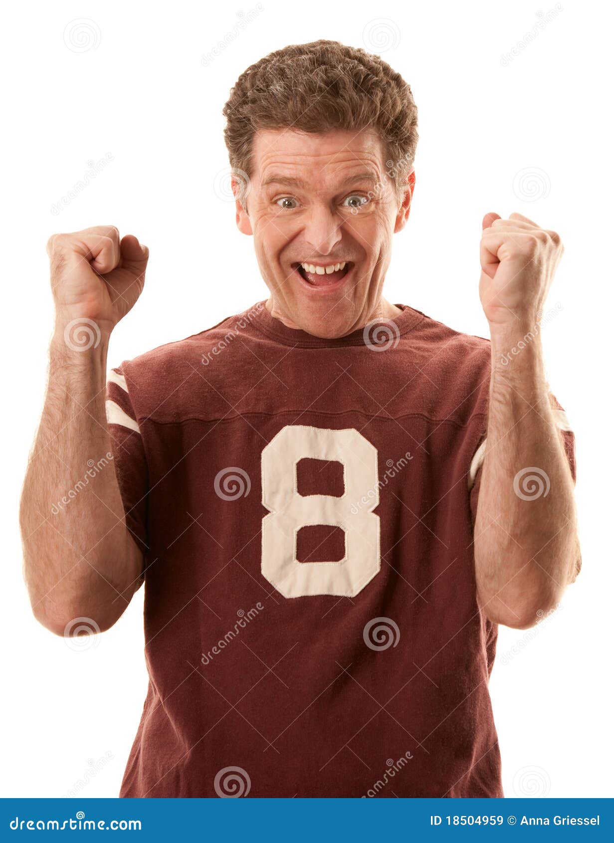 Happy Sports Fan stock image. Image of fanatic, energized - 18504959