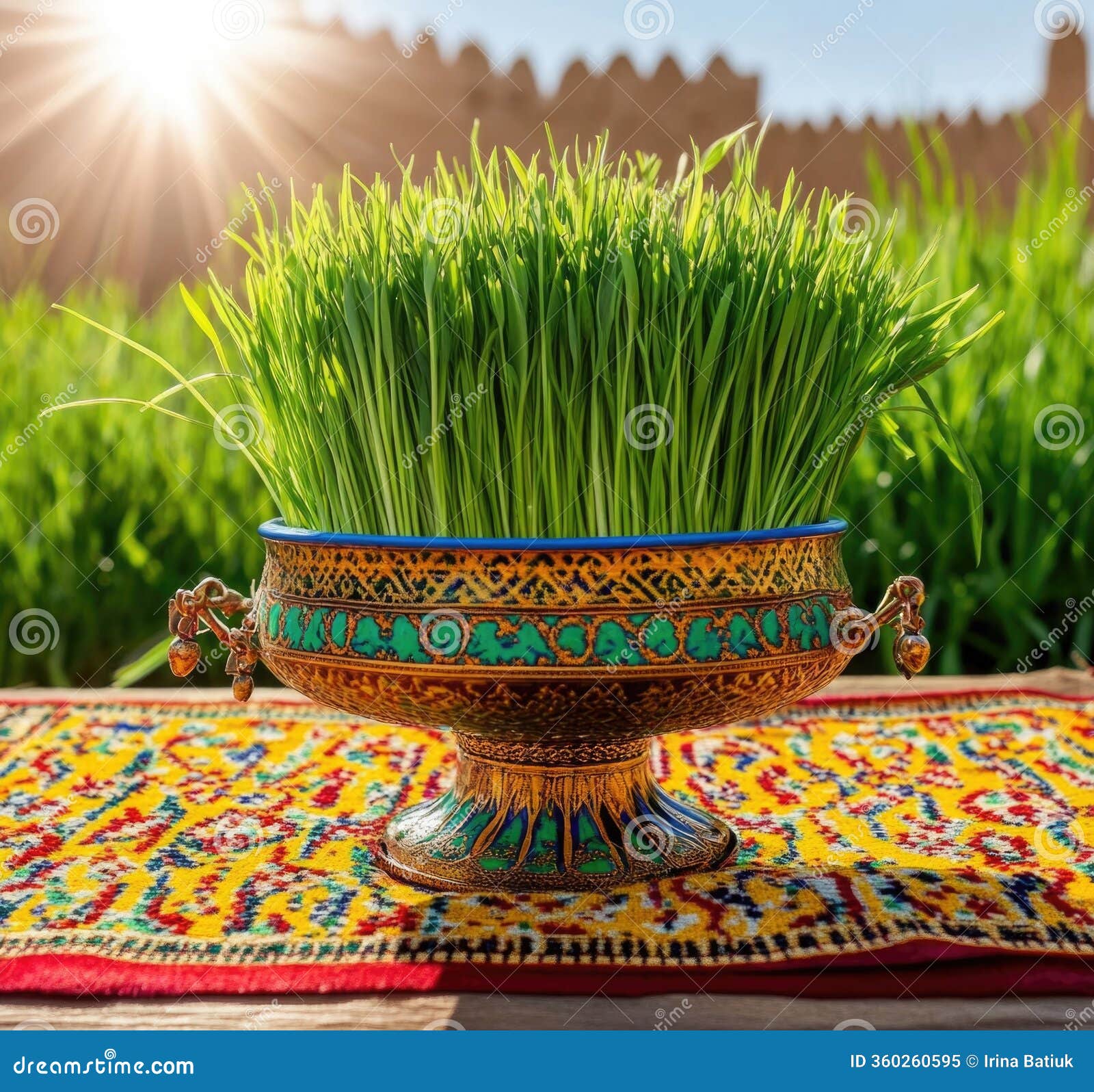 The Happy Spring Festival Nowruz Stock Image - Image of music, festival ...