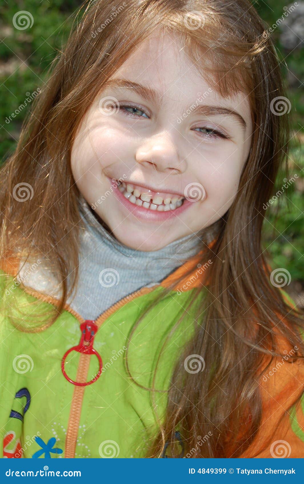 Happy spring smile stock image. Image of girl, caucasian - 4849399