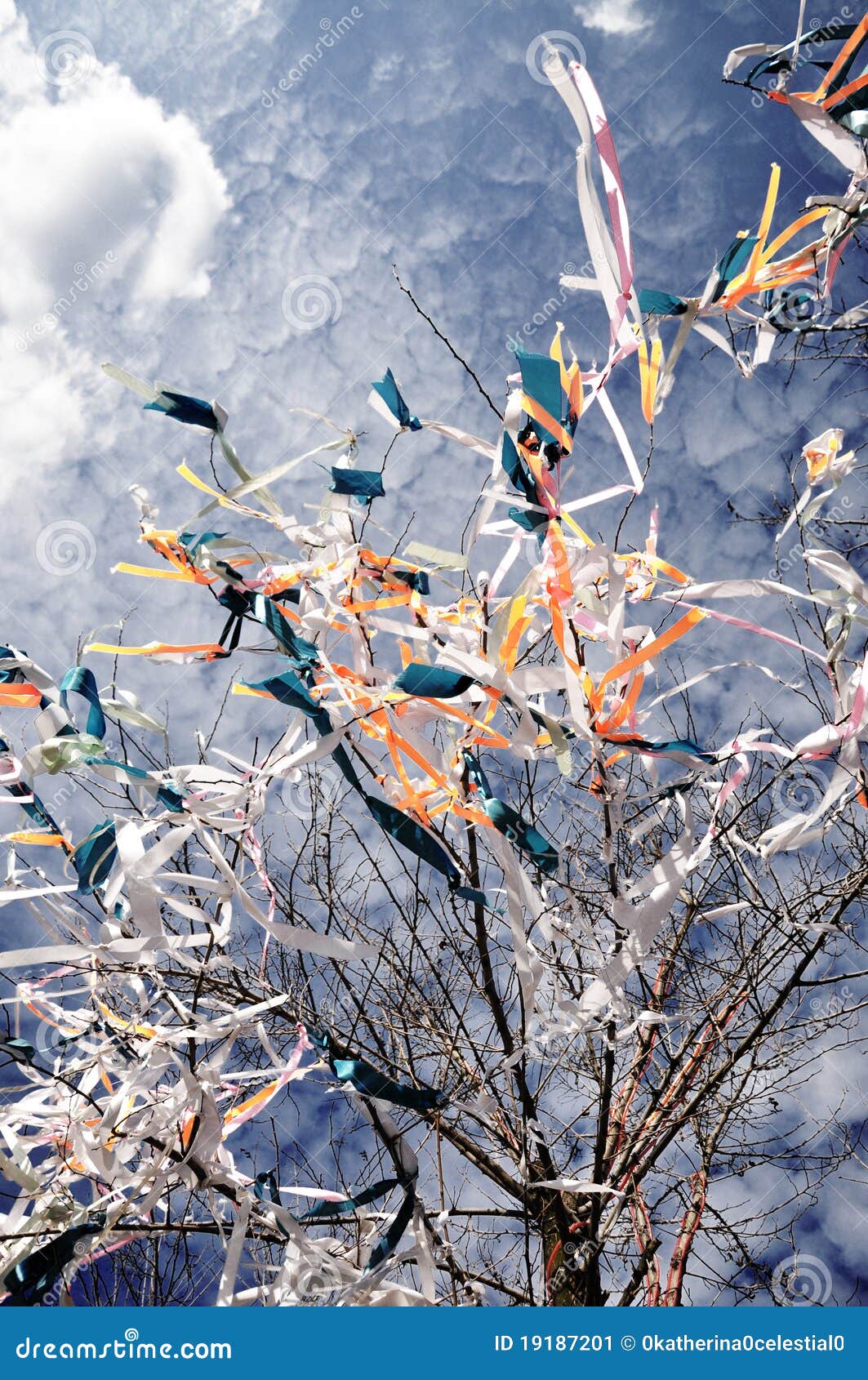 Happy spring Tree stock image. Image of group, leaves - 19187201