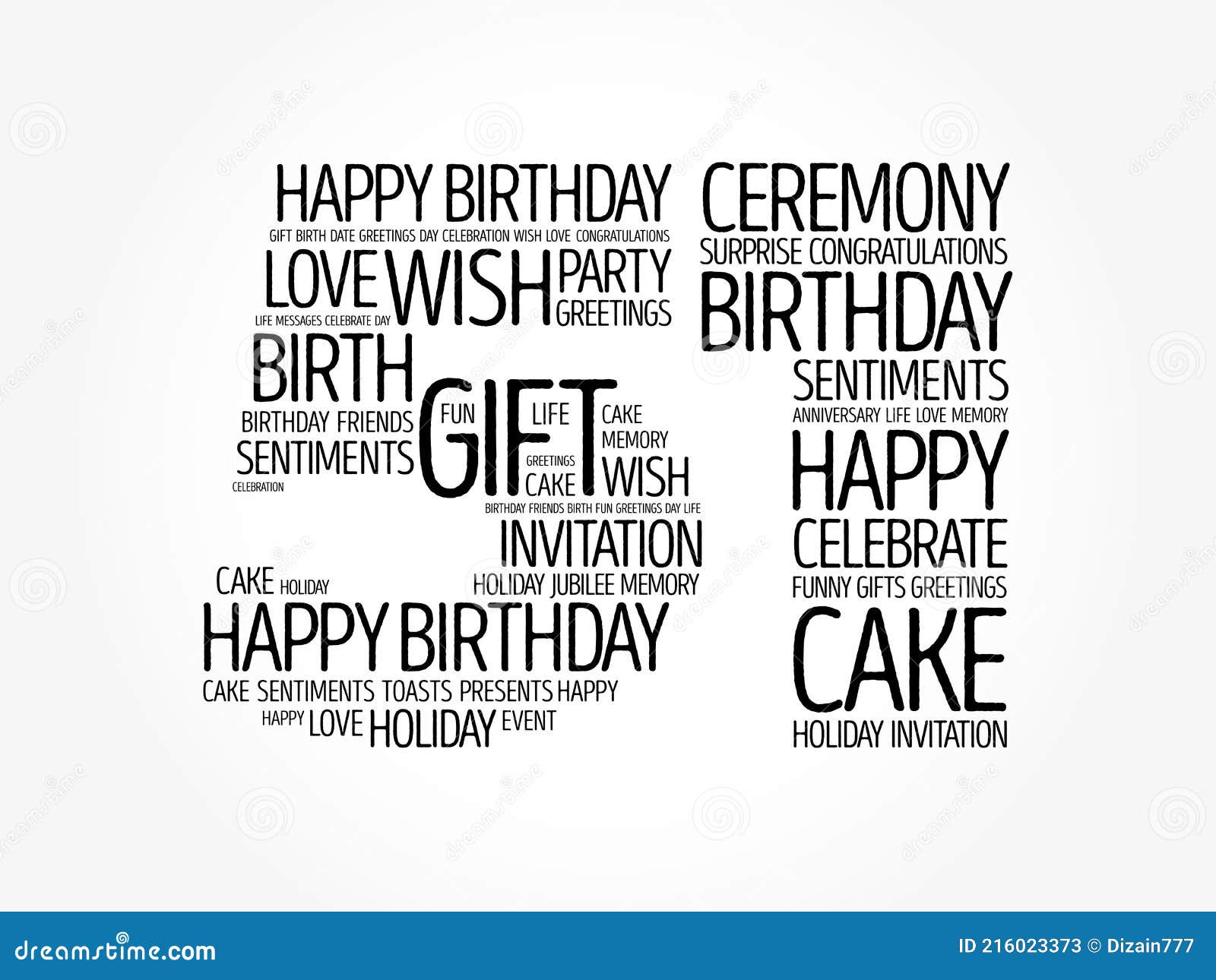 51st Happy Birthday Lettering, 51 Years Birthday Beautiful Typography ...