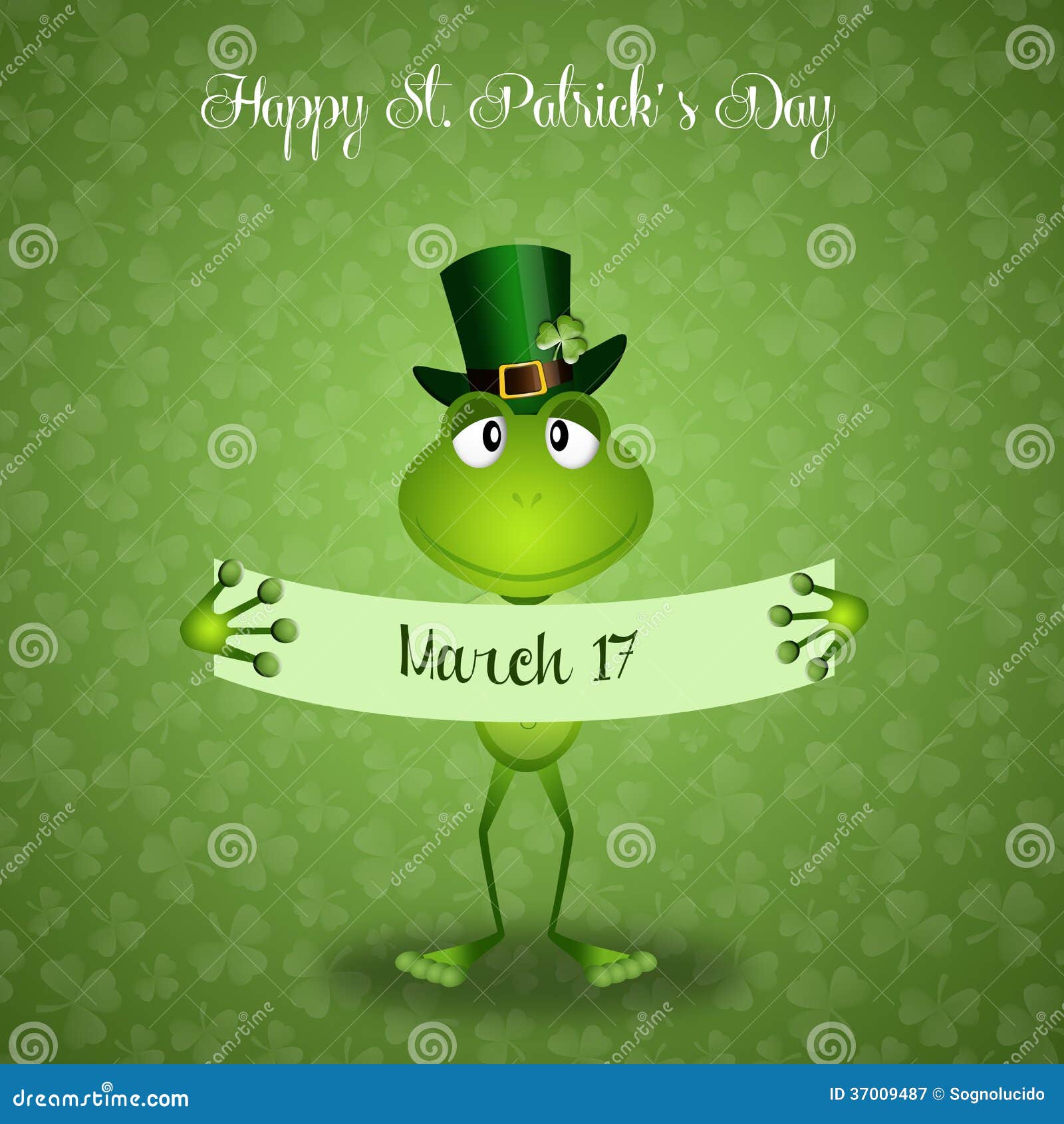 Happy St.Patrick s Day stock illustration. Illustration of celebrate ...