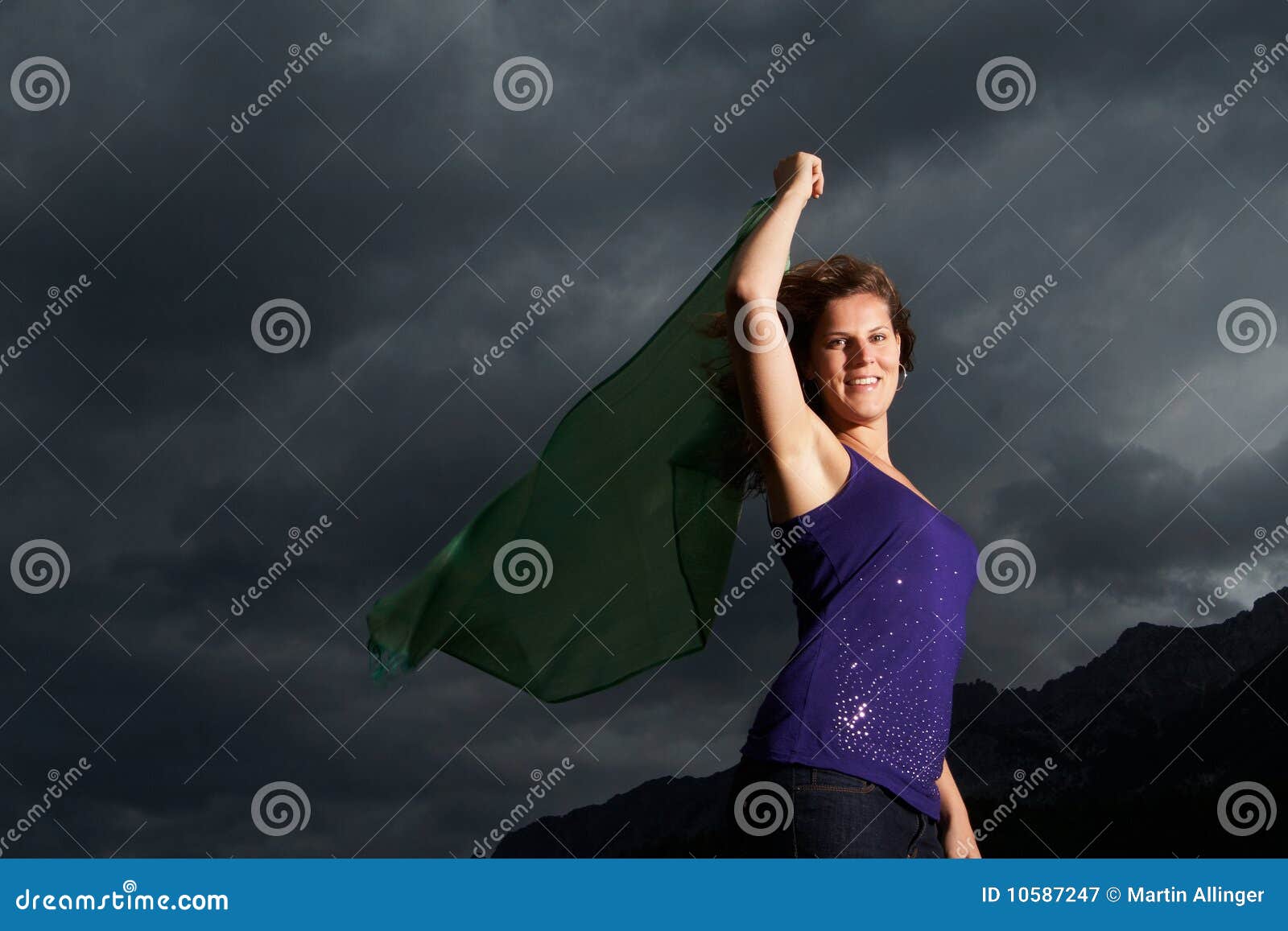 Happy in the storm stock image. Image of people, night - 10587247