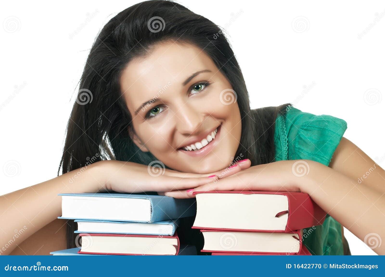 Happy student stock photo. Image of girl, charming, fresh - 16422770
