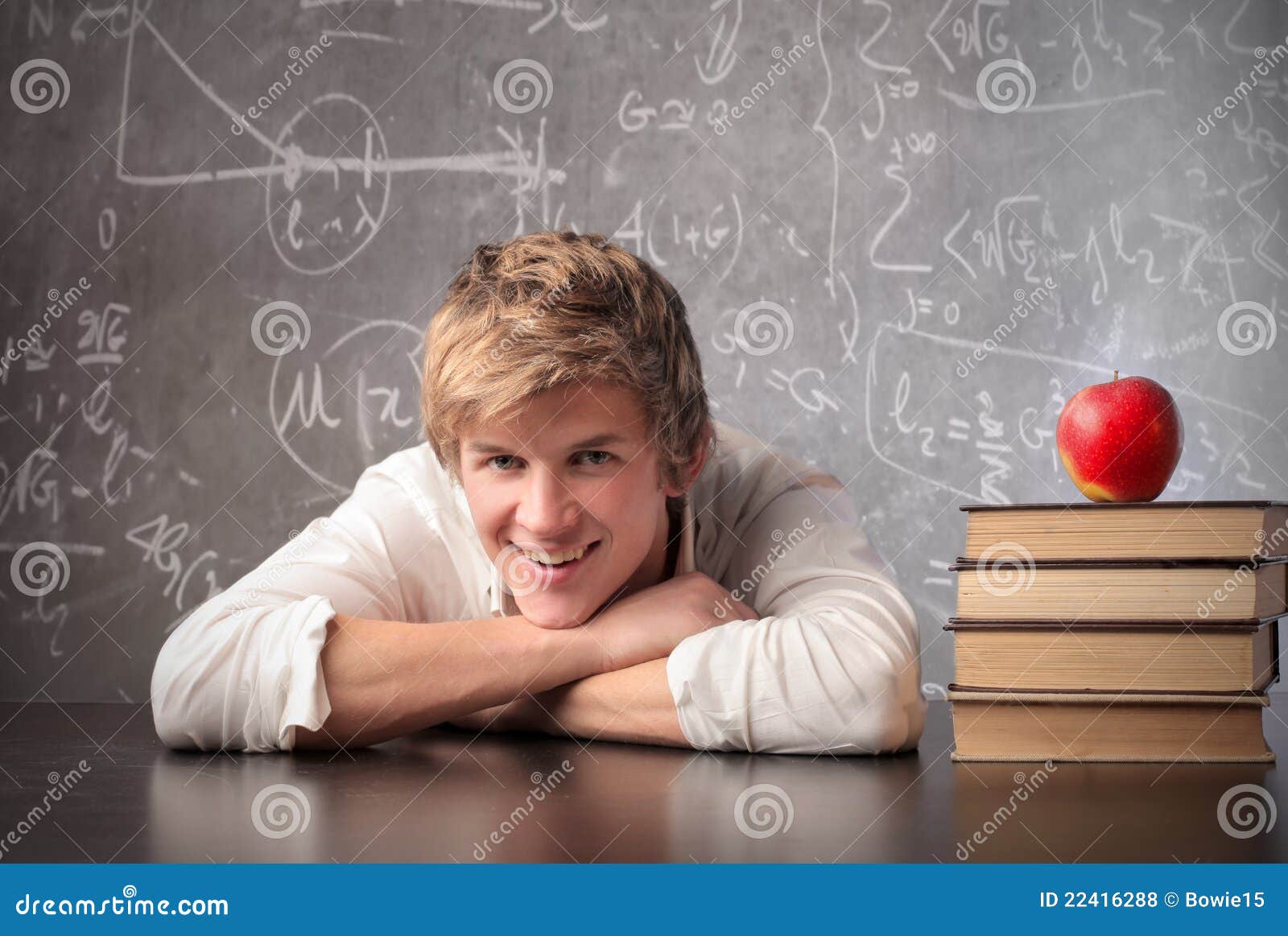 Happy student stock photo. Image of young, history, table - 22416288