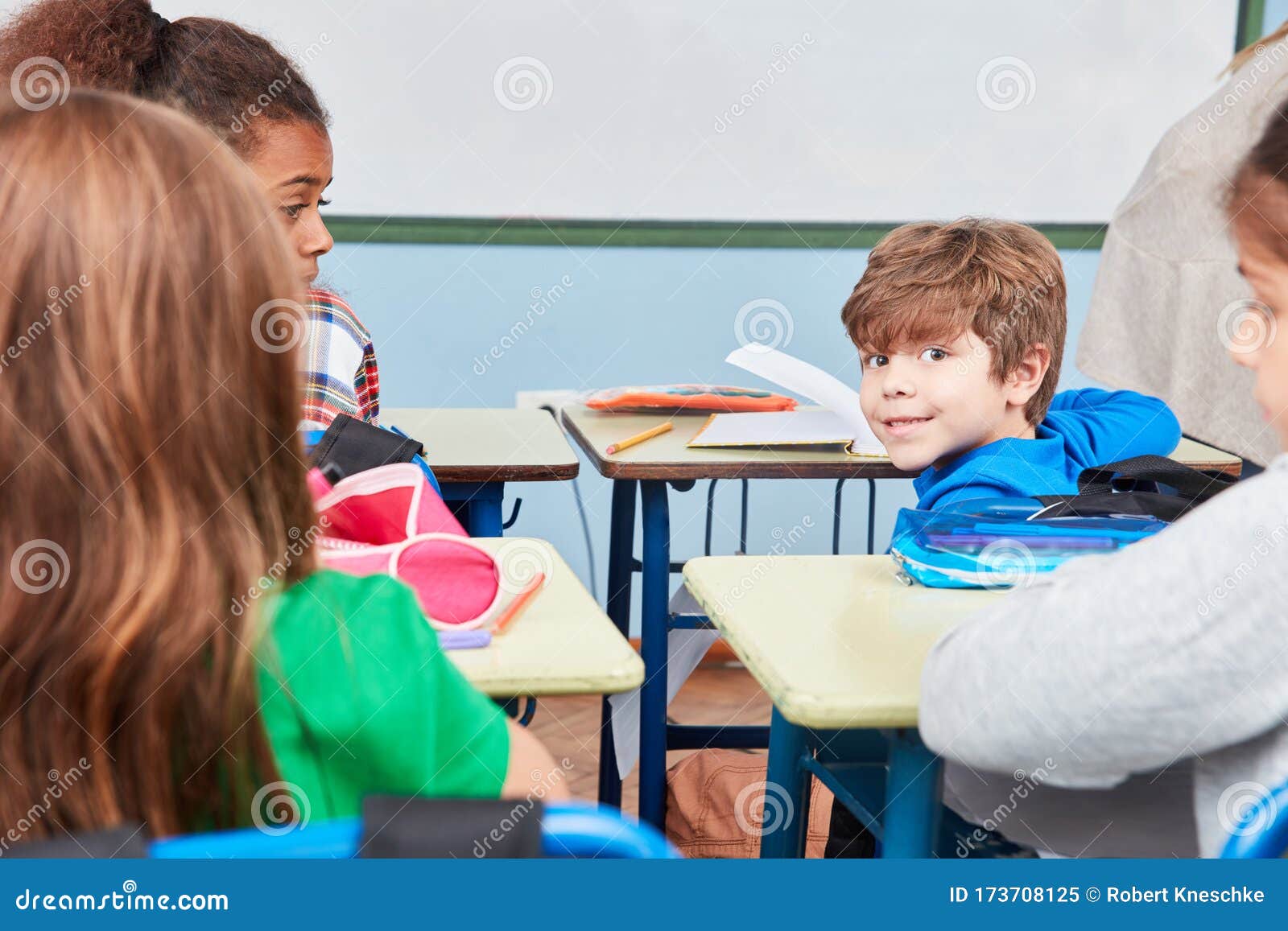 Happy Student is Attentive and Hardworking Stock Image - Image of learn ...