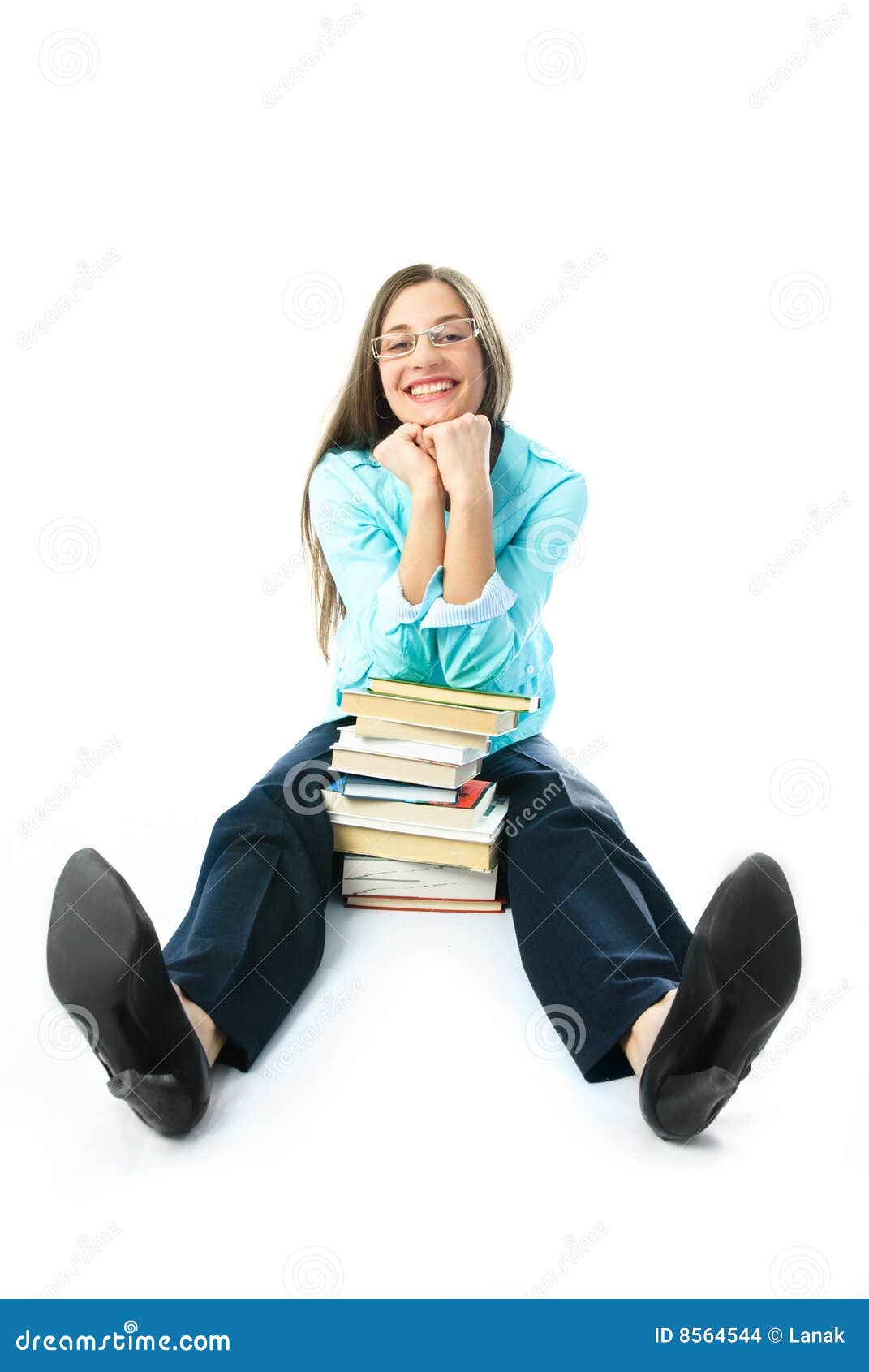 Happy Student With Books Picture. Image: 8564544