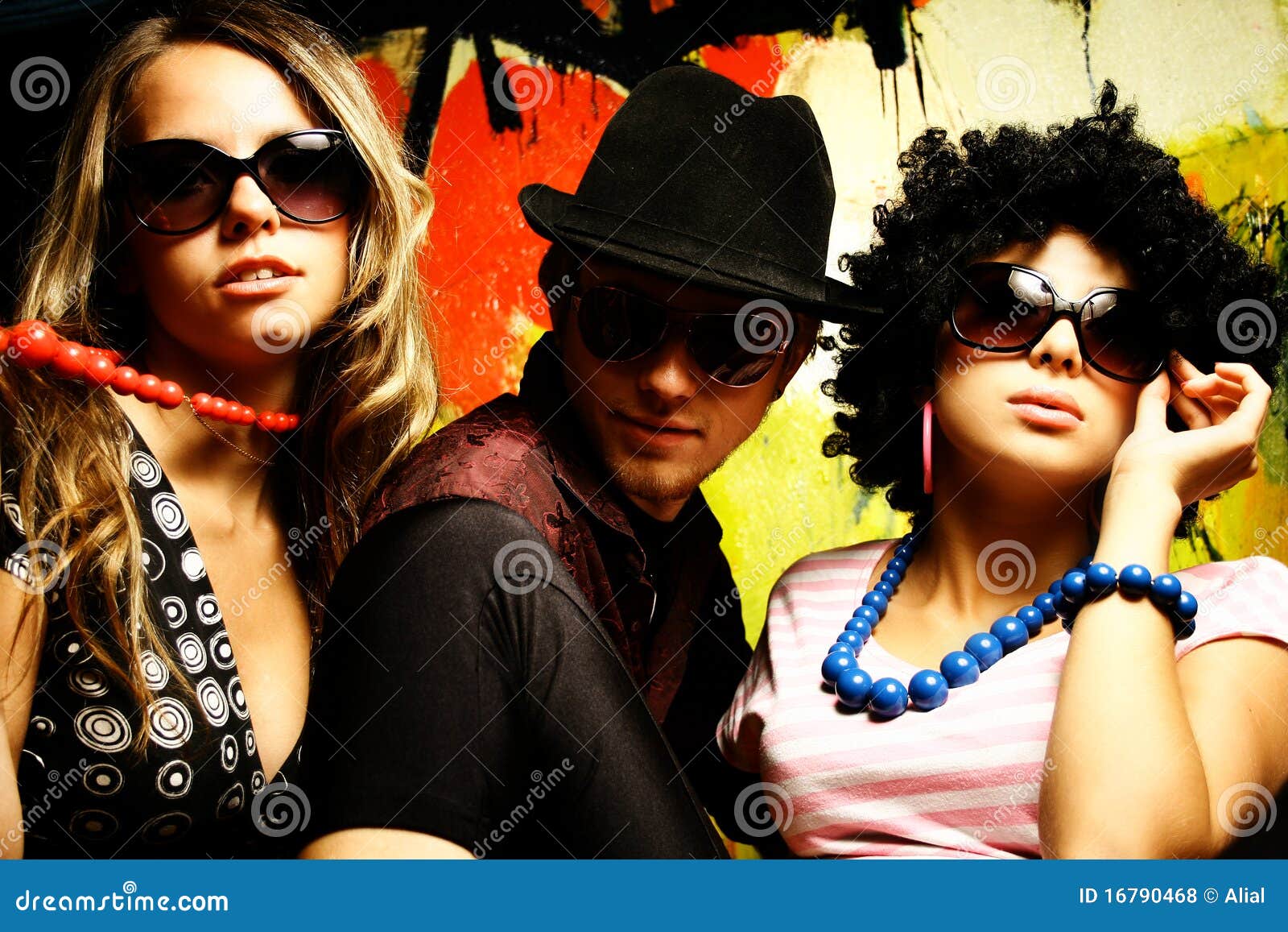 Happy Student Group of Friends in Party Stock Photo - Image of group ...