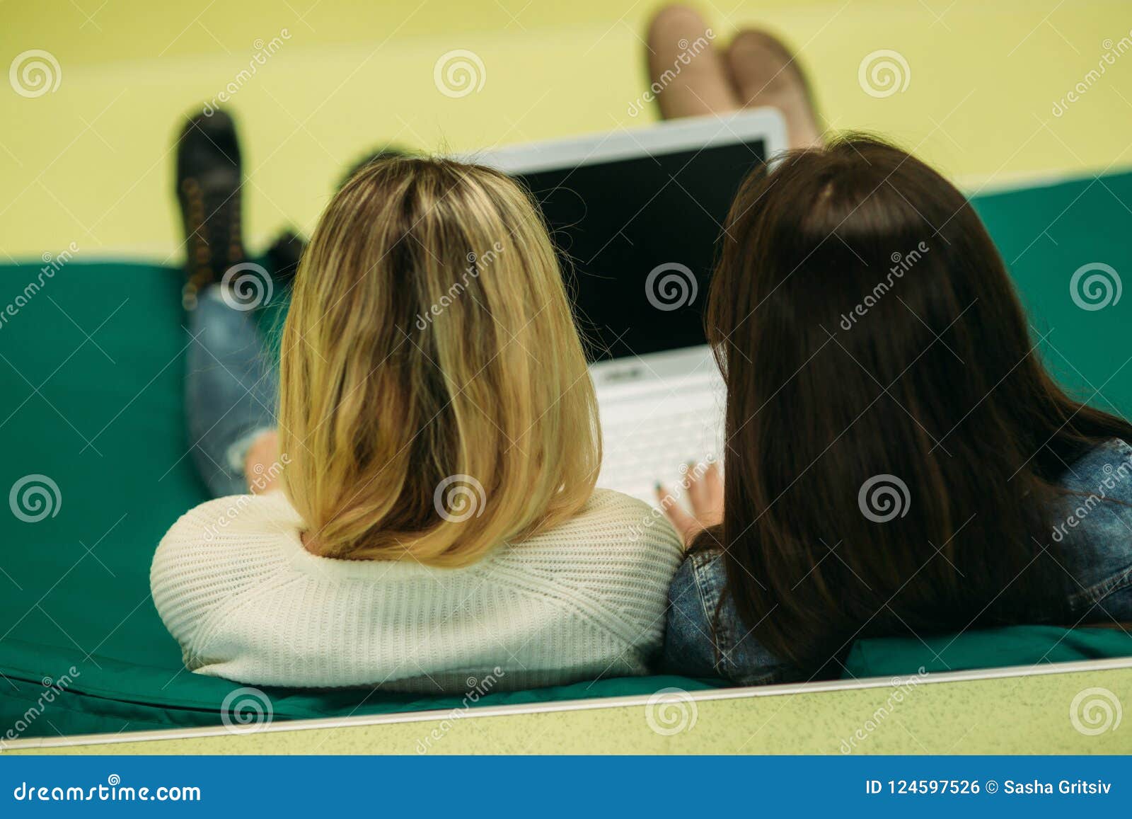 Happy Student Have a Break in University. Have a Good Time while Using ...