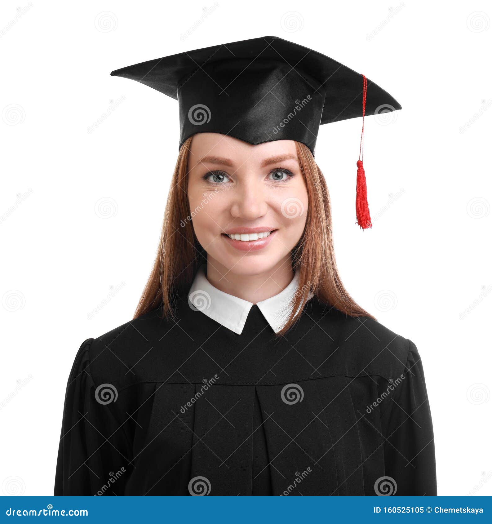 Happy Student Mit Abitur Hat Stockbild - Bild von akademisch ...