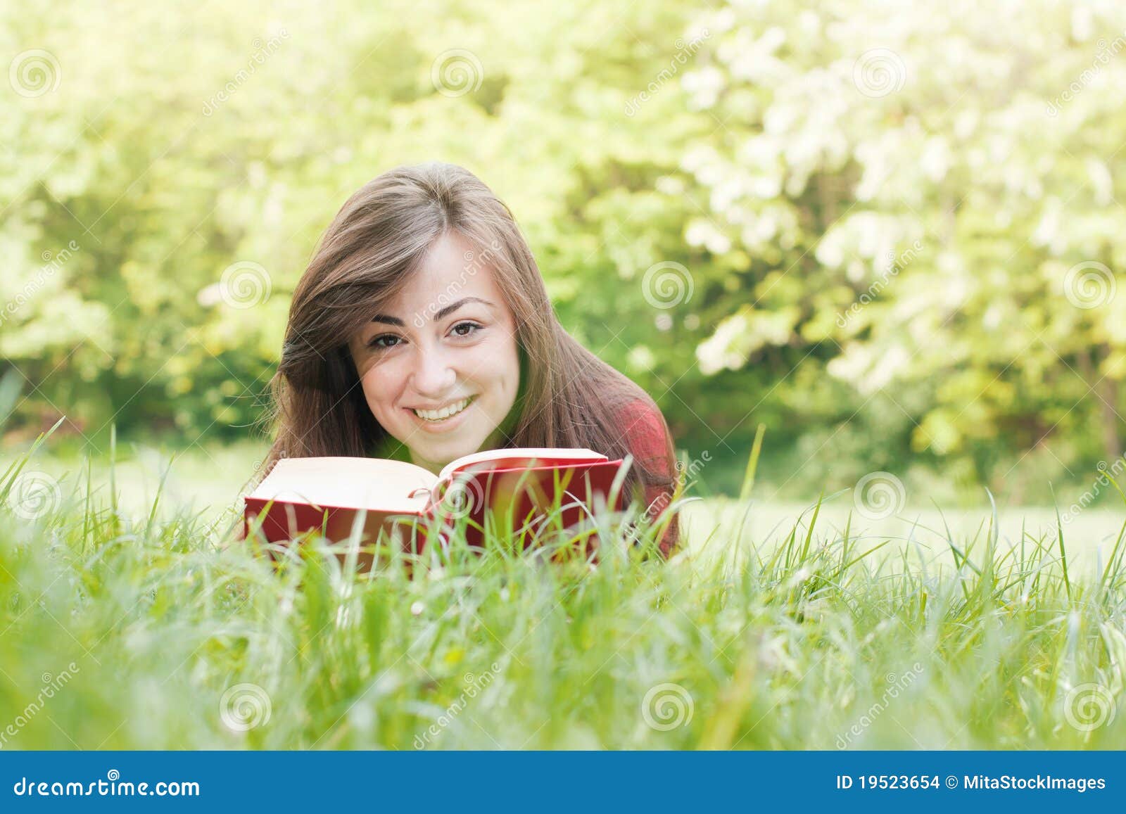 Happy Student Outdoors Relaxed Stock Photo - Image of background ...