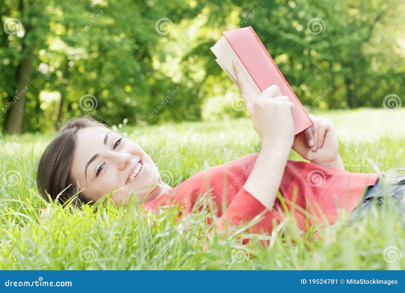 Happy Student Outdoors Relaxed Stock Image - Image of happiness ...