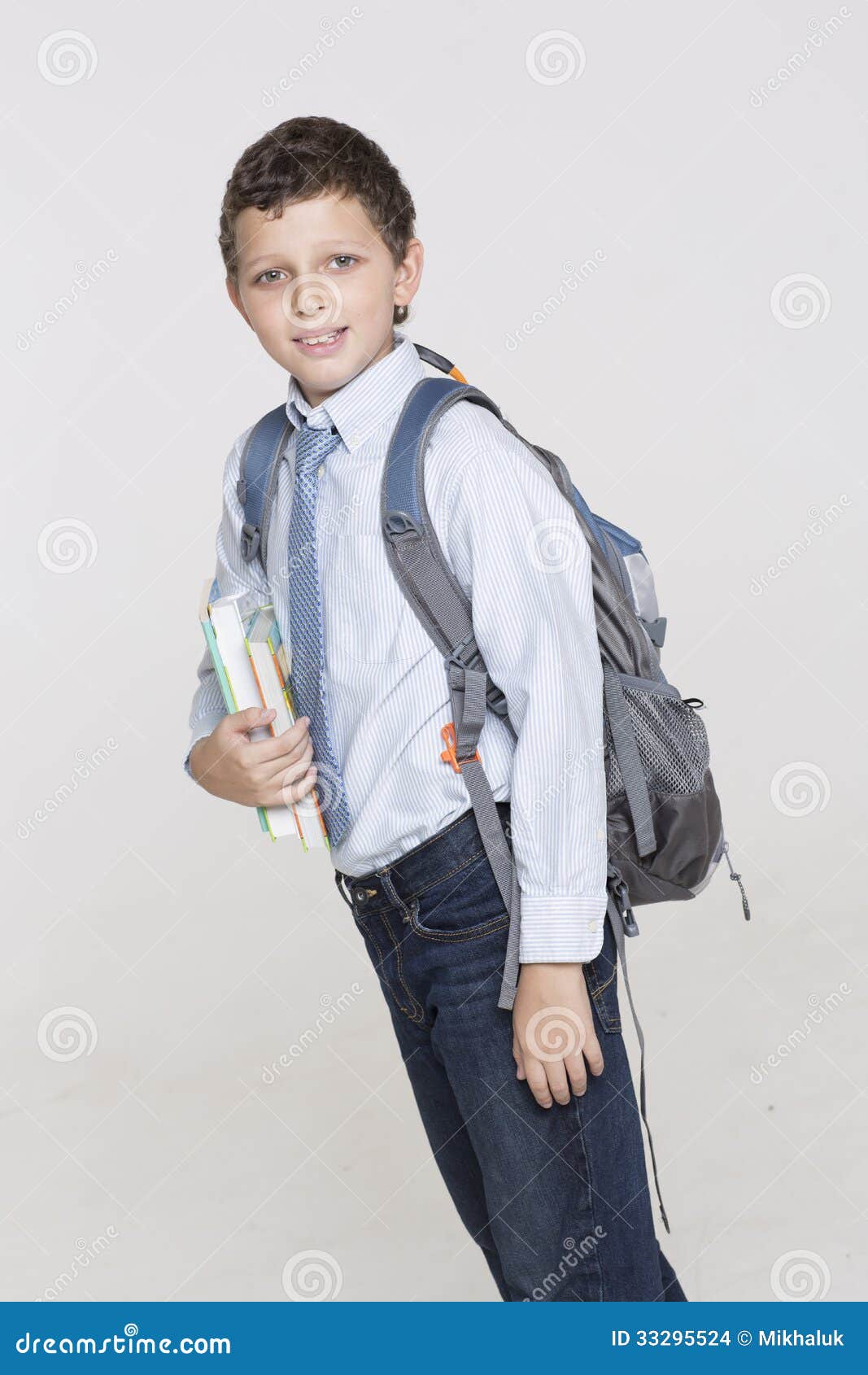 Happy Student Ready for School Stock Photo - Image of lesson, learn ...