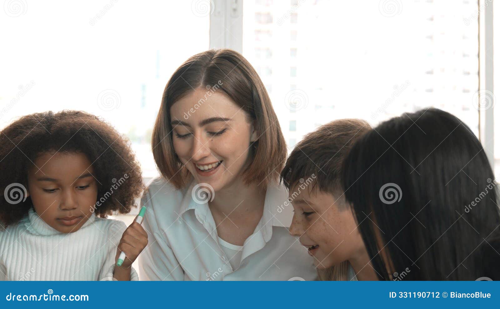 Happy Student and Smart Teacher Drawing and Coloring by Using Marker ...