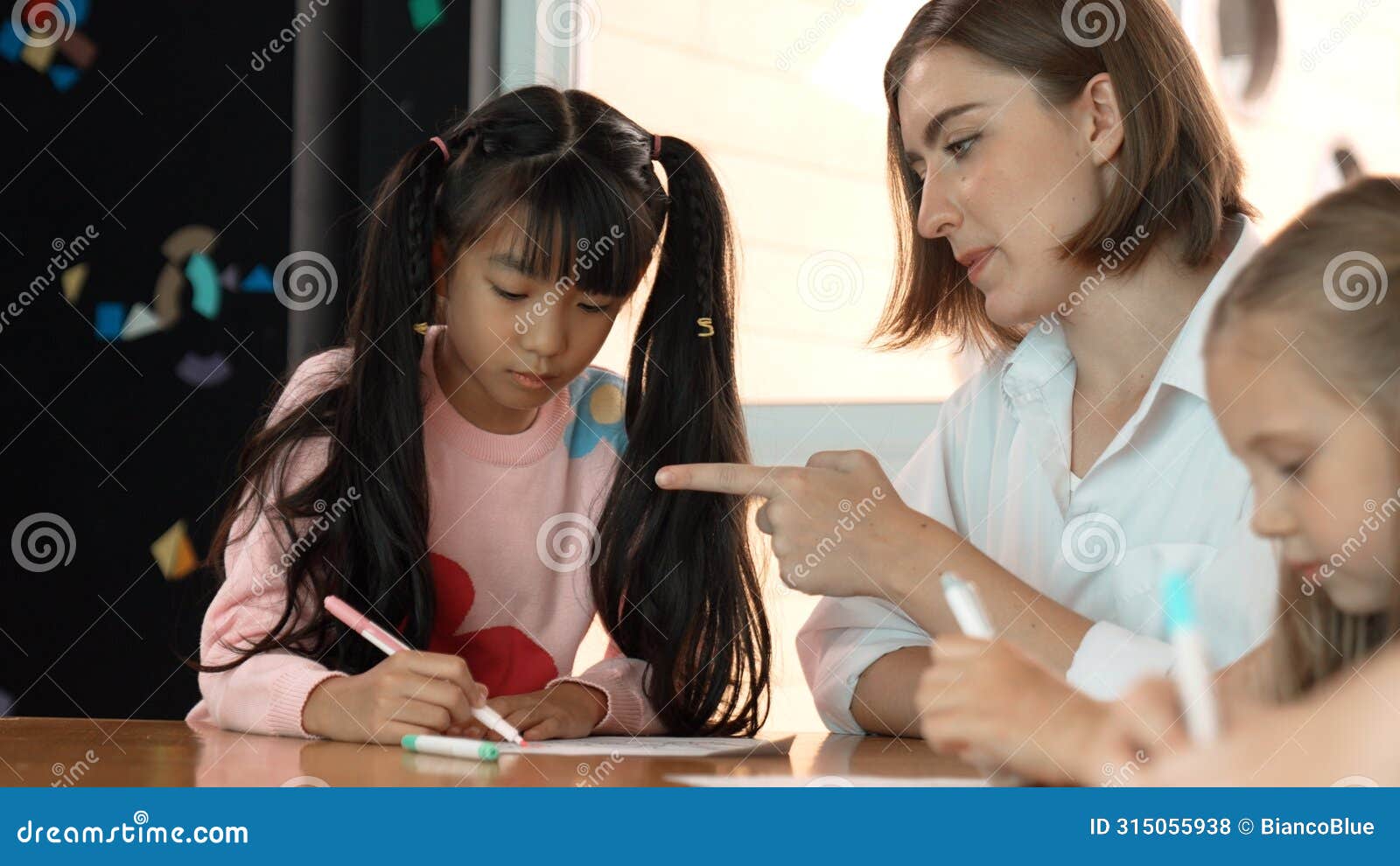 Happy Student and Smart Teacher Drawing and Coloring by Using Marker ...