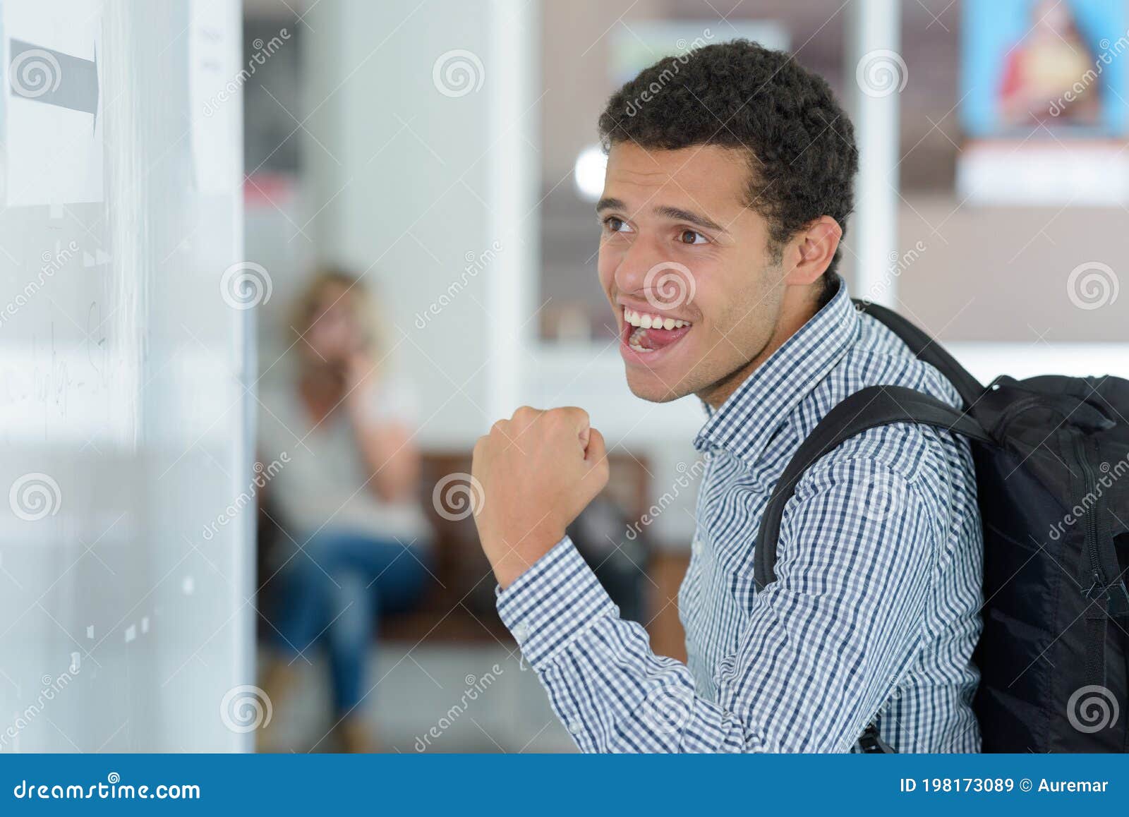 Happy Student Successfully Passed Exams Stock Image - Image of couple ...