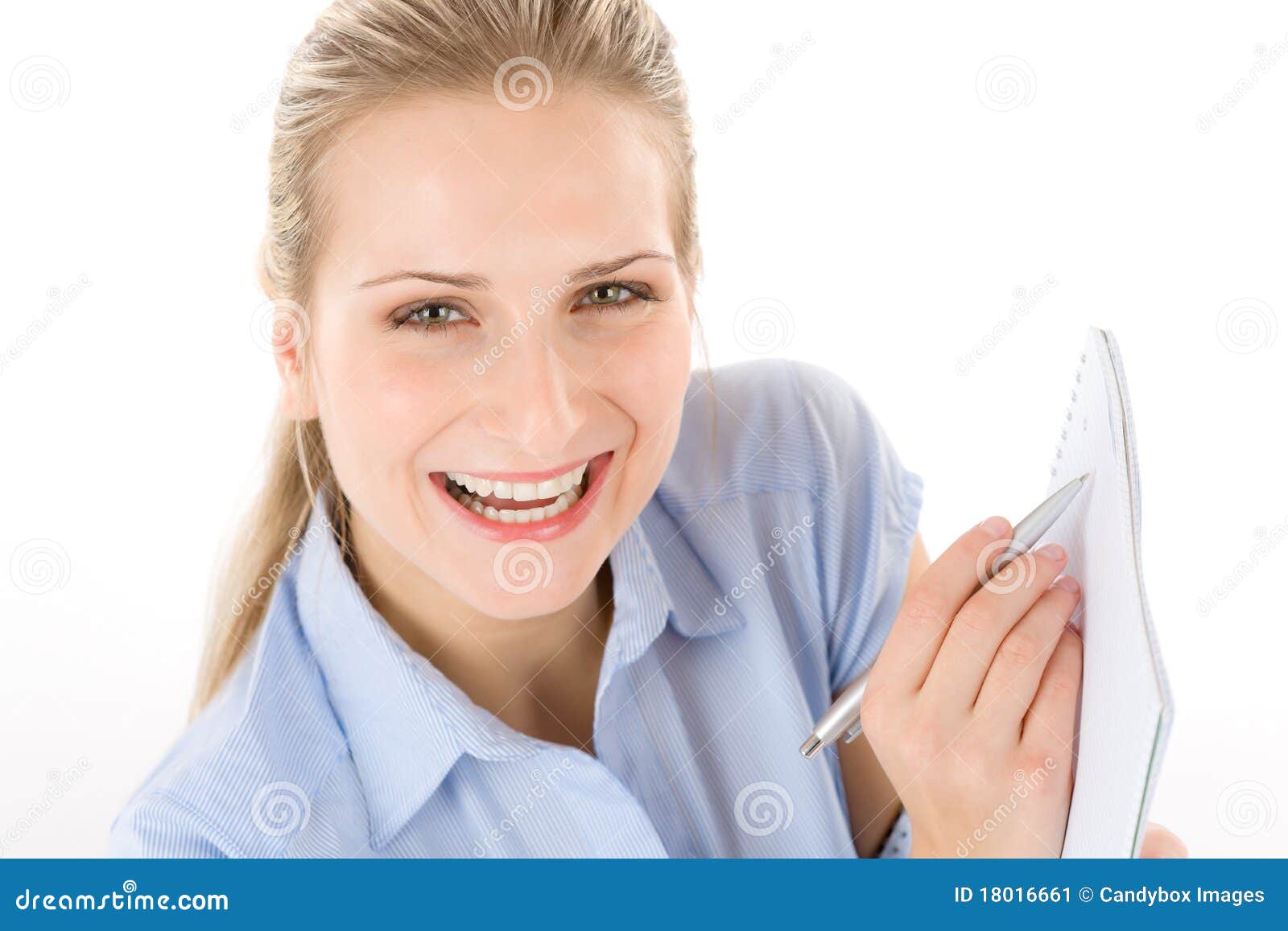 Woman Write Green Check Mark Royalty-Free Stock Image | CartoonDealer ...