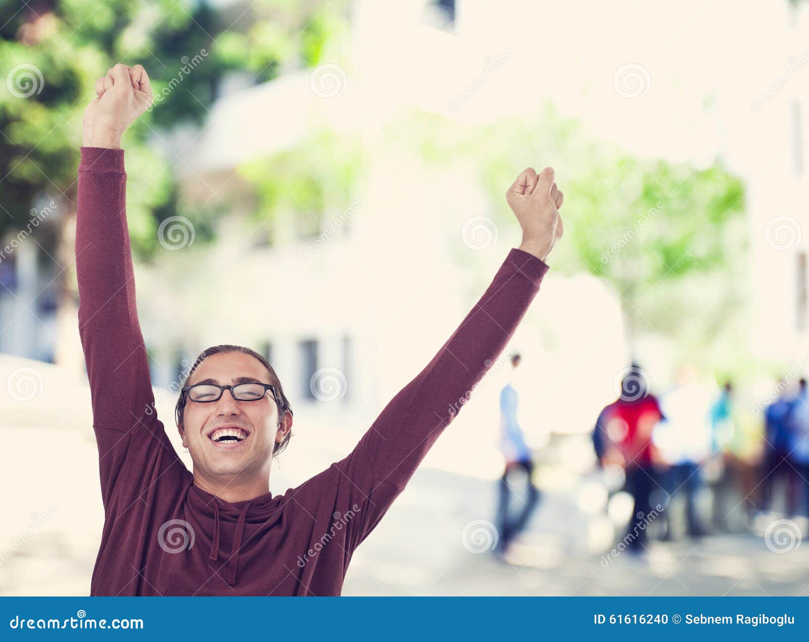 Happy student stock photo. Image of highschool, student - 61616240