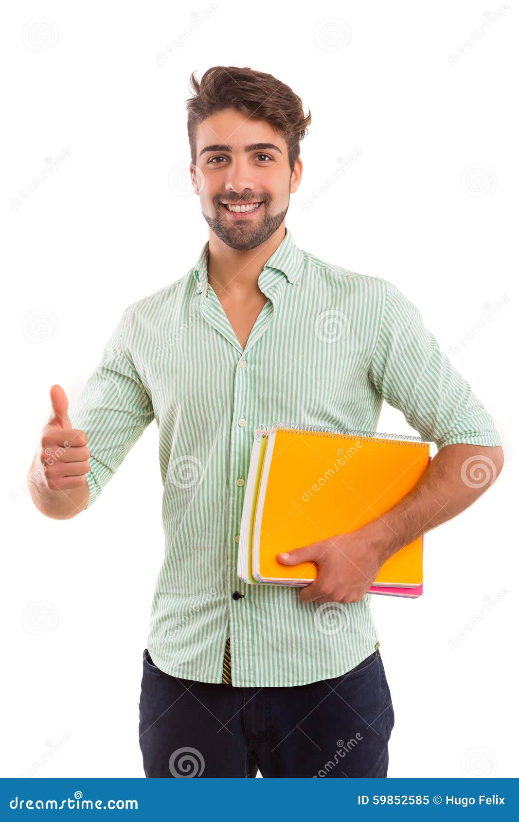 Happy student stock image. Image of natural, college - 59852585