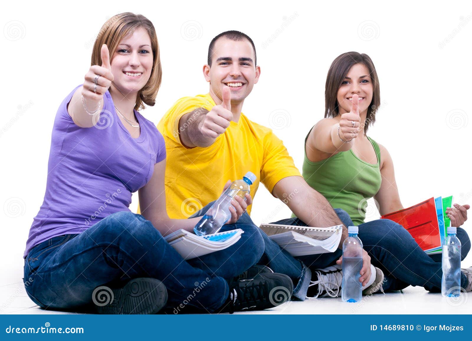 Happy students stock photo. Image of girls, expressions - 14689810