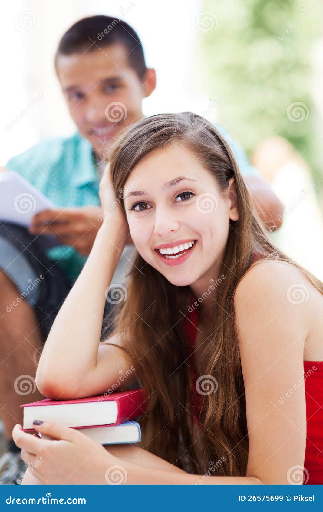Happy students stock image. Image of caucasian, smile - 26575699