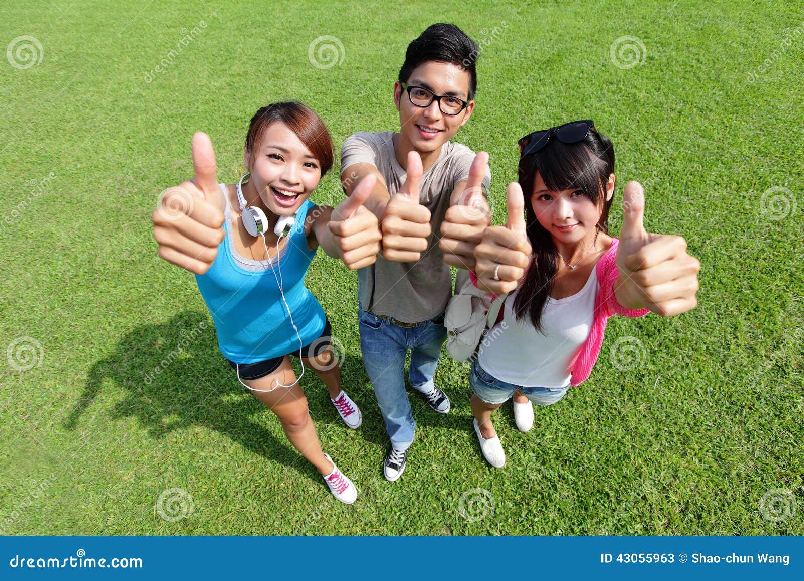 Happy students in campus stock image. Image of funny - 43055963