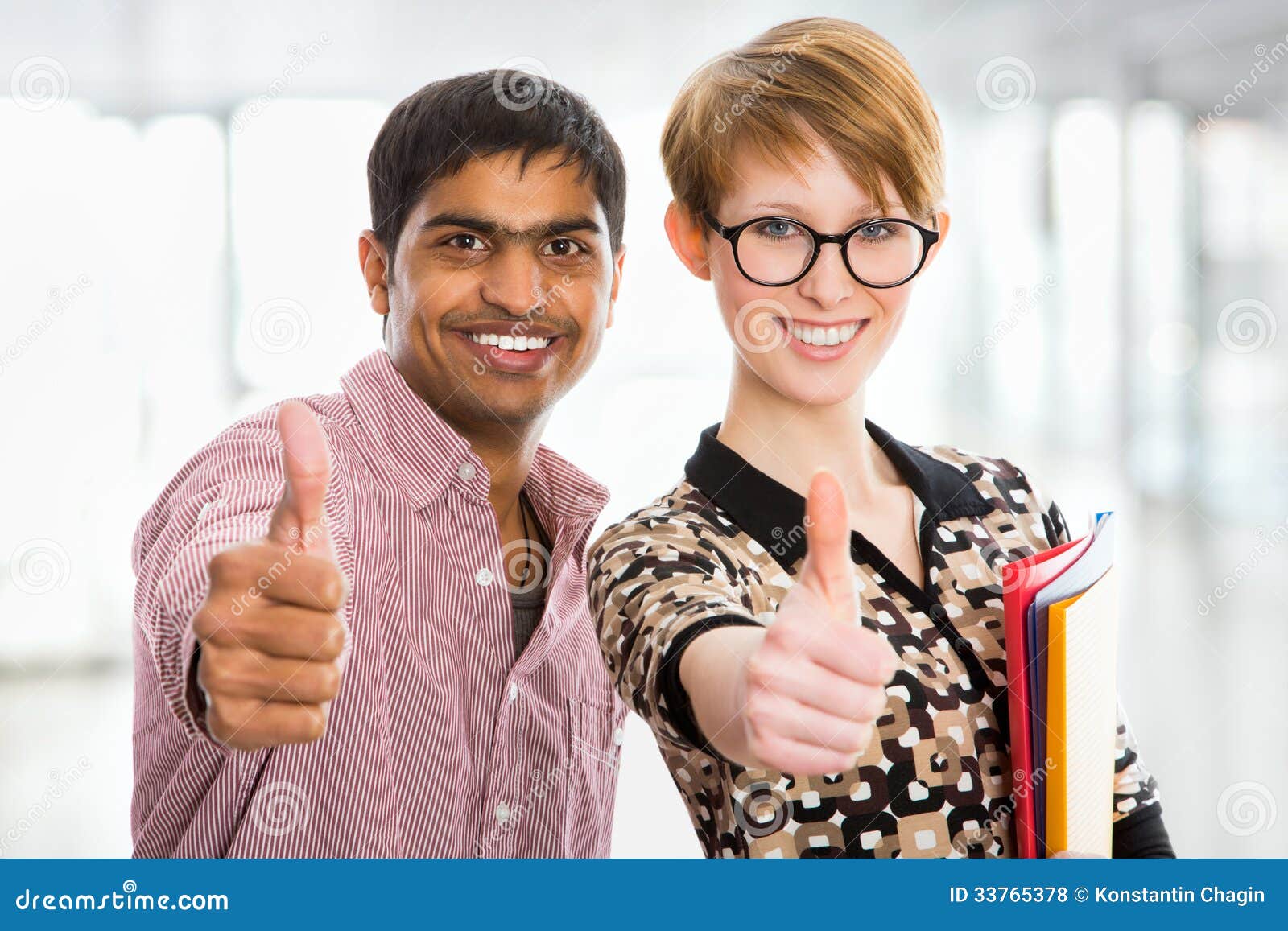 Happy students stock photo. Image of friendship, diversity - 33765378