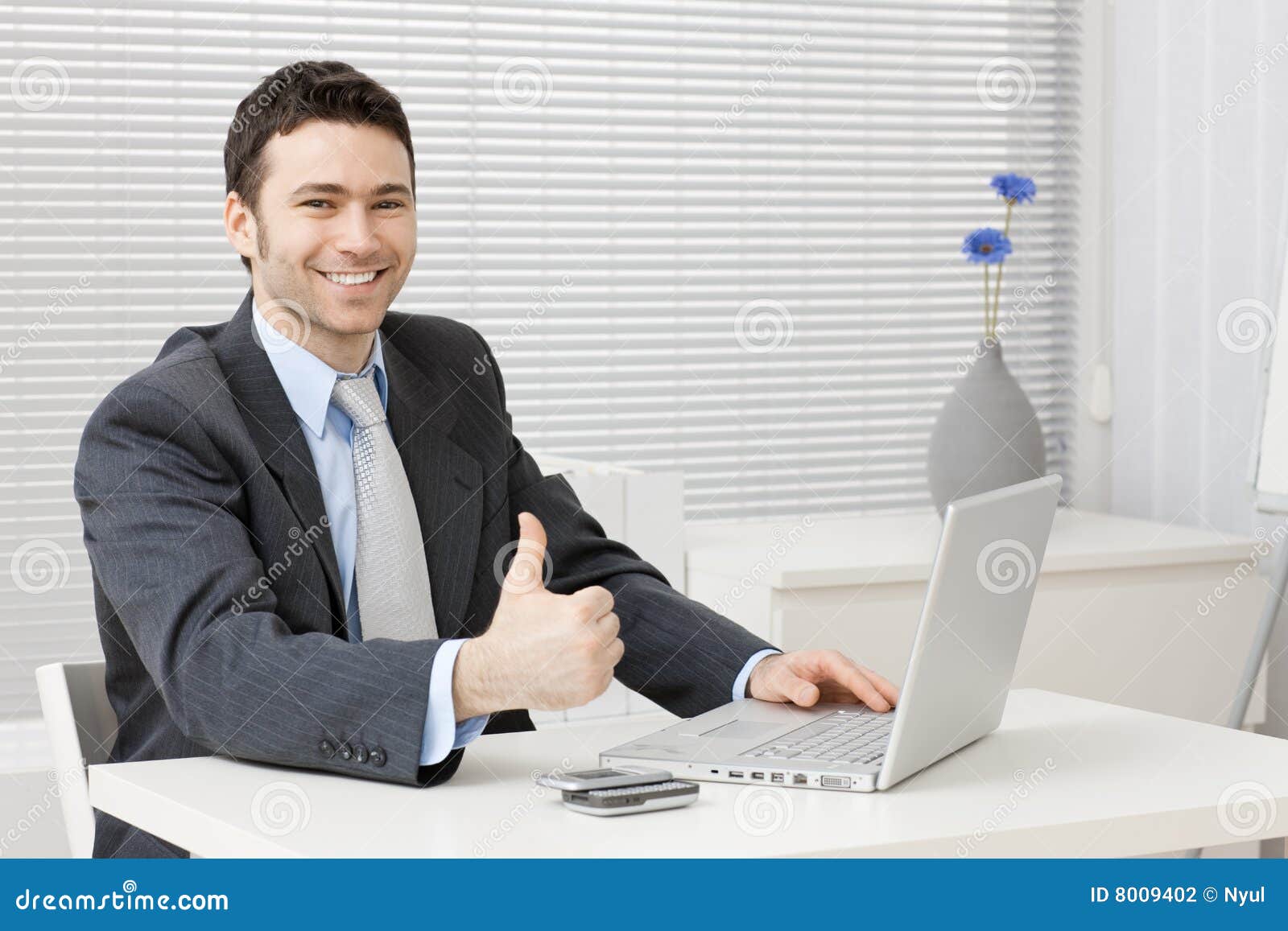 Happy Successful Businessman Stock Photo - Image of cheerful, adult ...
