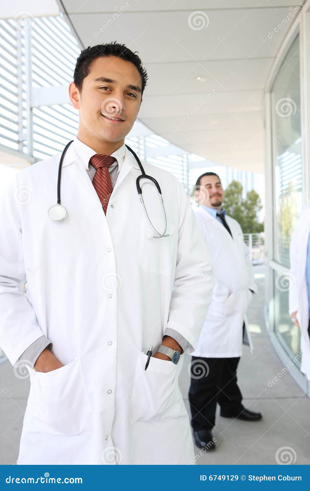 Happy Successful Doctor stock image. Image of hair, health - 6749129