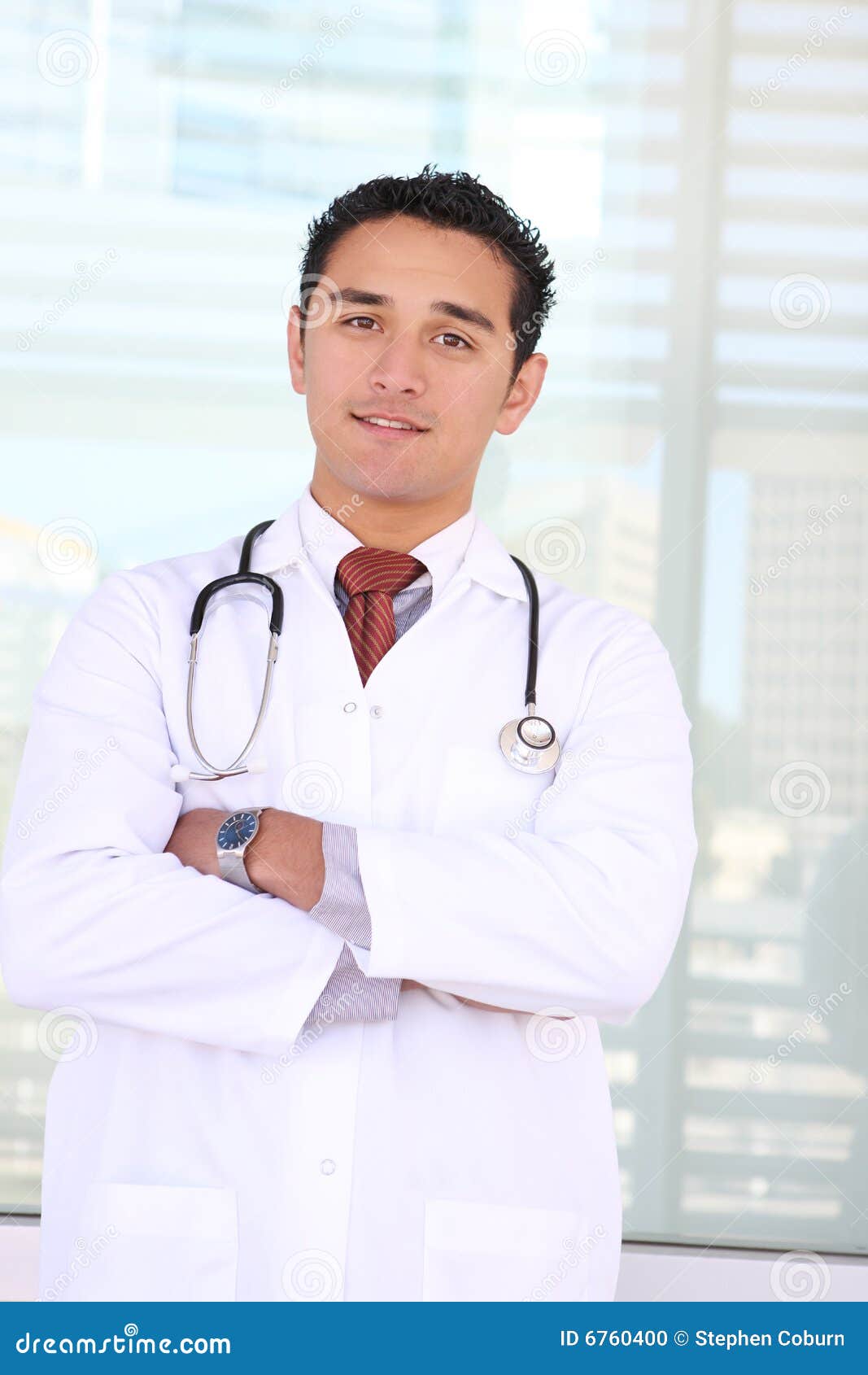 Happy Successful Doctor stock photo. Image of nurse, healthy - 6760400