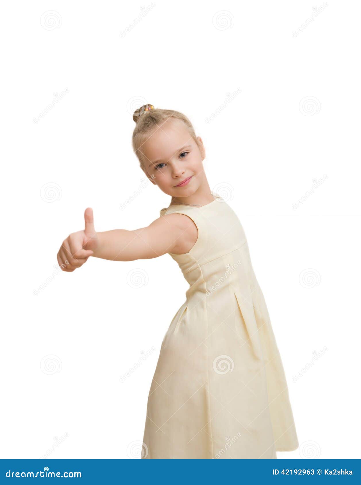 Happy successful girl stock image. Image of gesture, face - 42192963