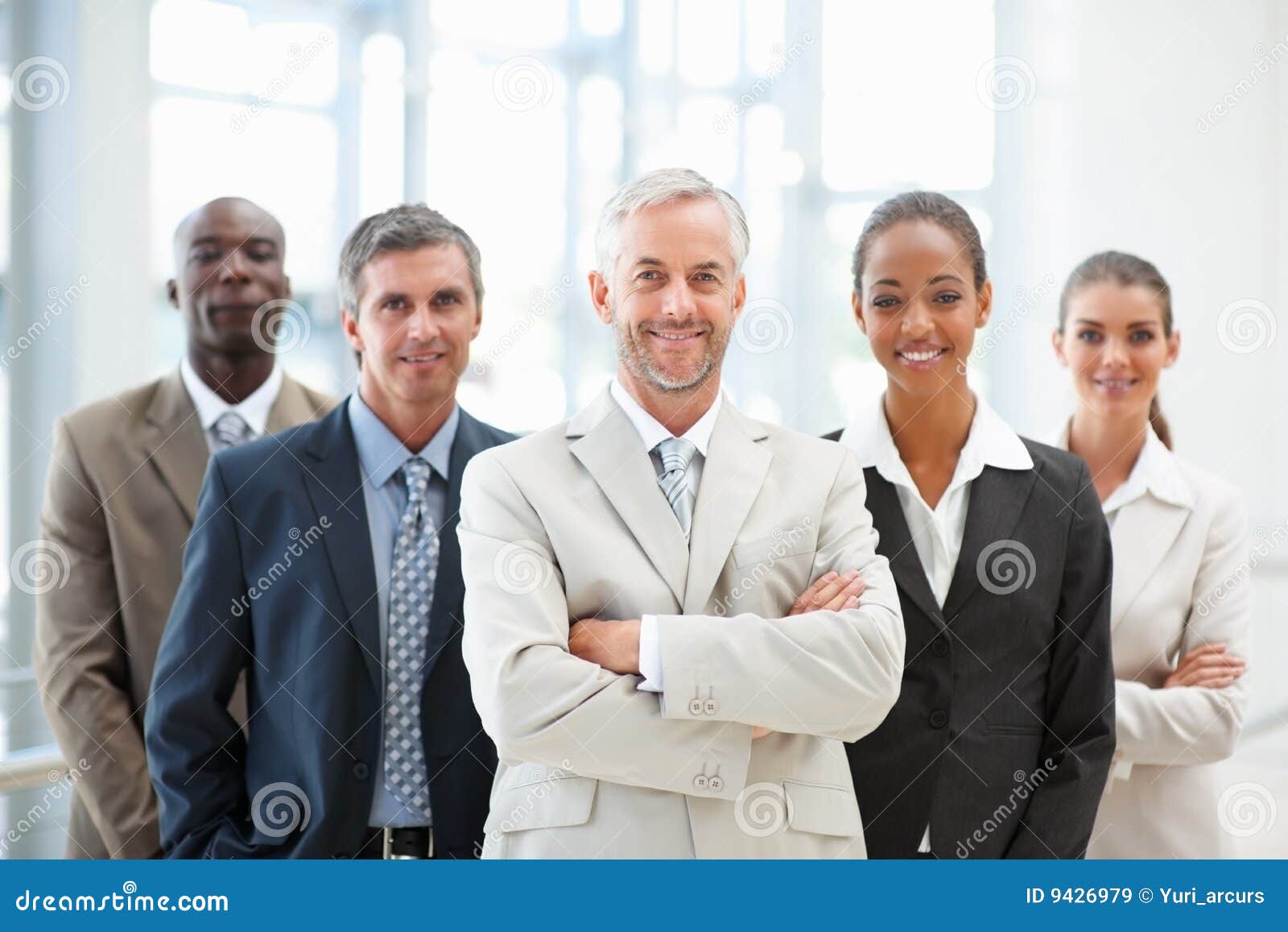Happy Successful Group of Business People Stock Image - Image of male ...