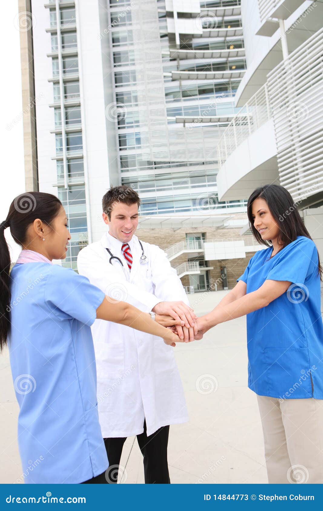 Happy Successful Medical Team Stock Image - Image of assistant ...