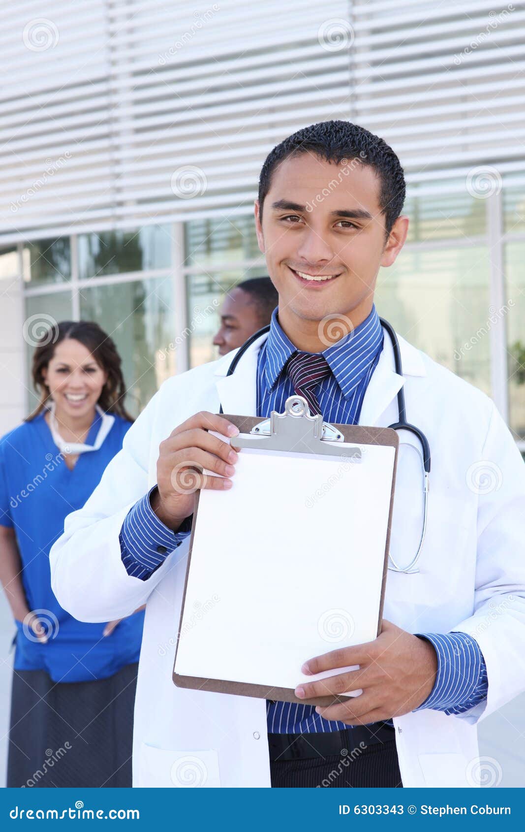 Happy Successful Medical Team Stock Image - Image of group, male: 6303343