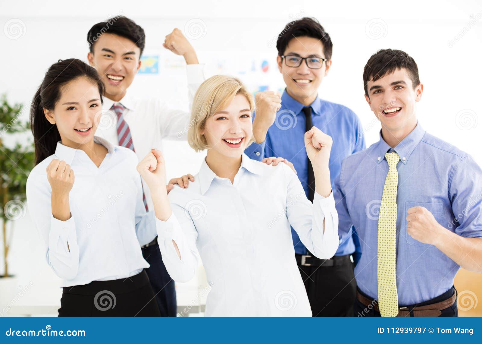 Happy Successful Multiethnic Business Team Stock Image - Image of ... Happy Successful Multiethnic Business Team Stock Image - Image of ...